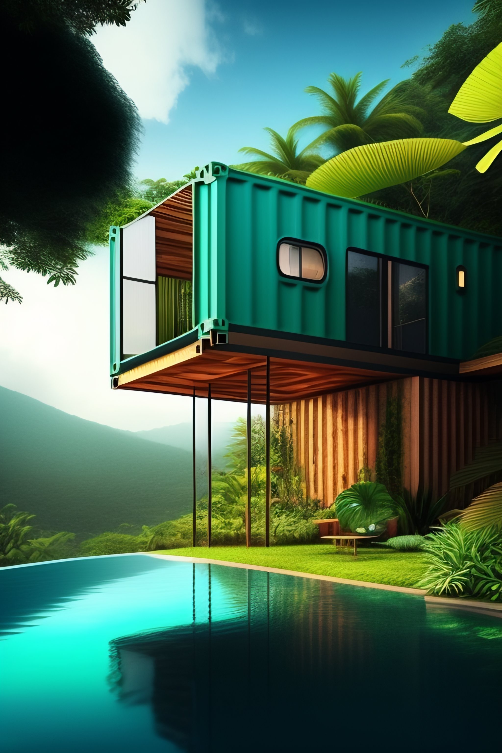Lexica - Images of an eco-resort hosted in shipping containers in the ...