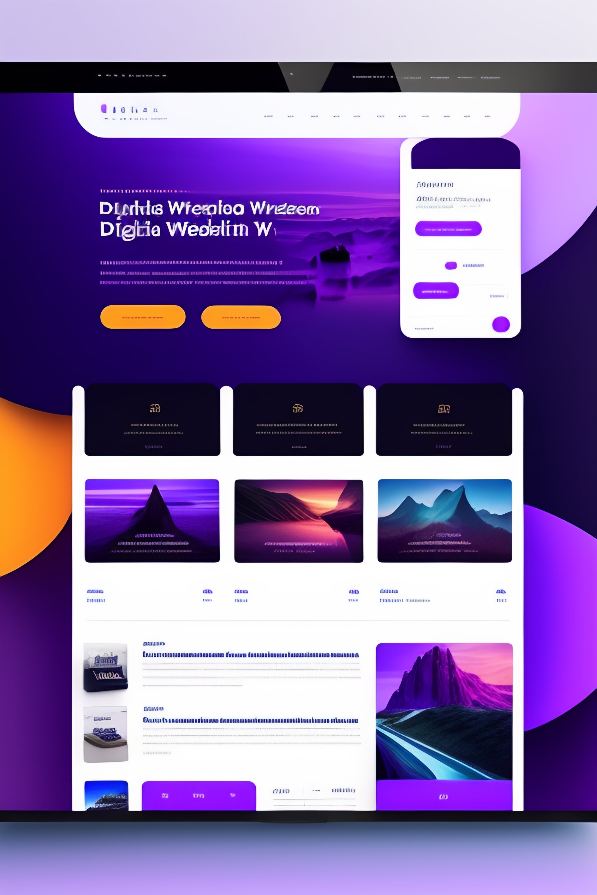 Lexica - Beautiful website for digital marketing agency ui, ux, ui/ux ...