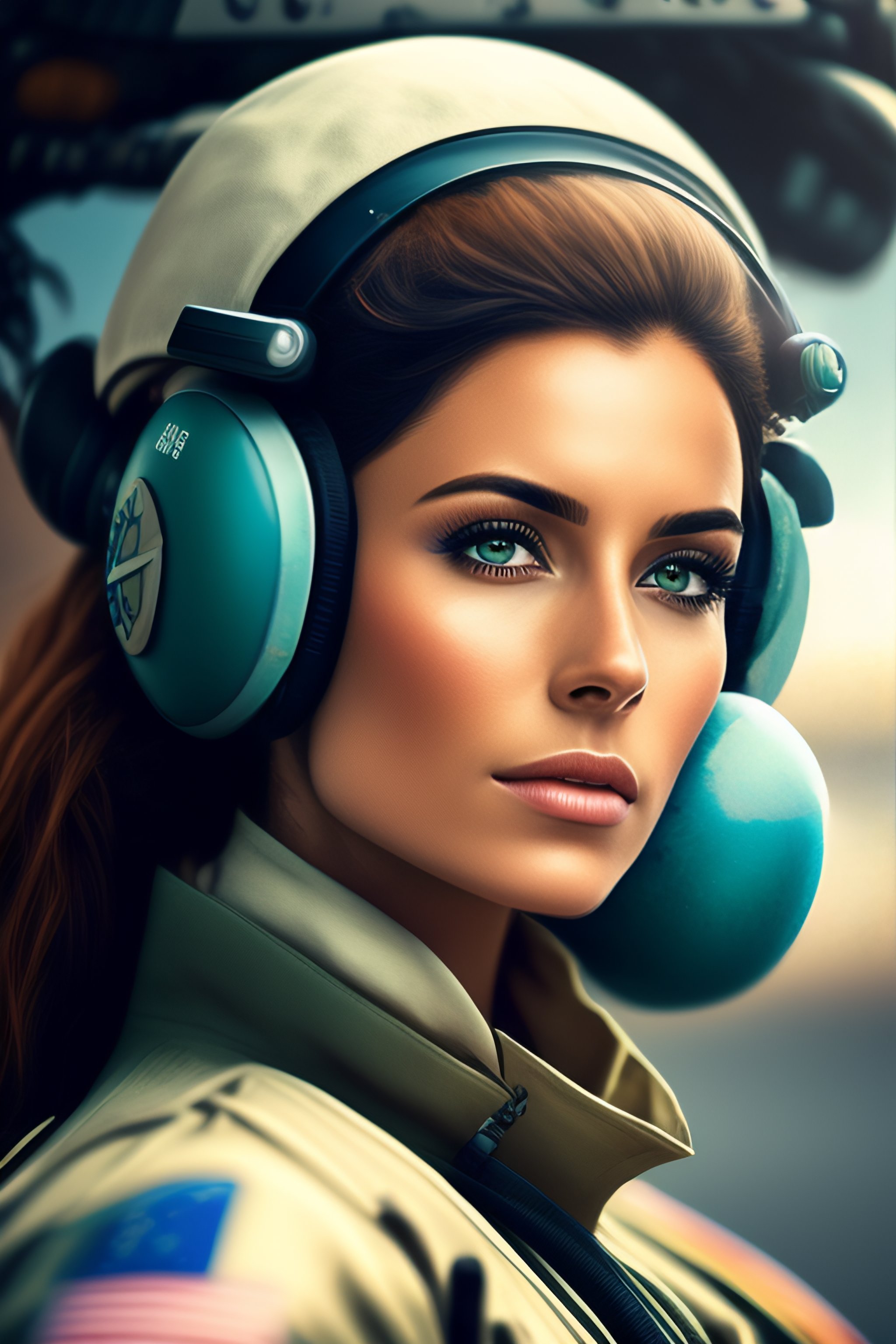 Lexica - Girl fighter pilot