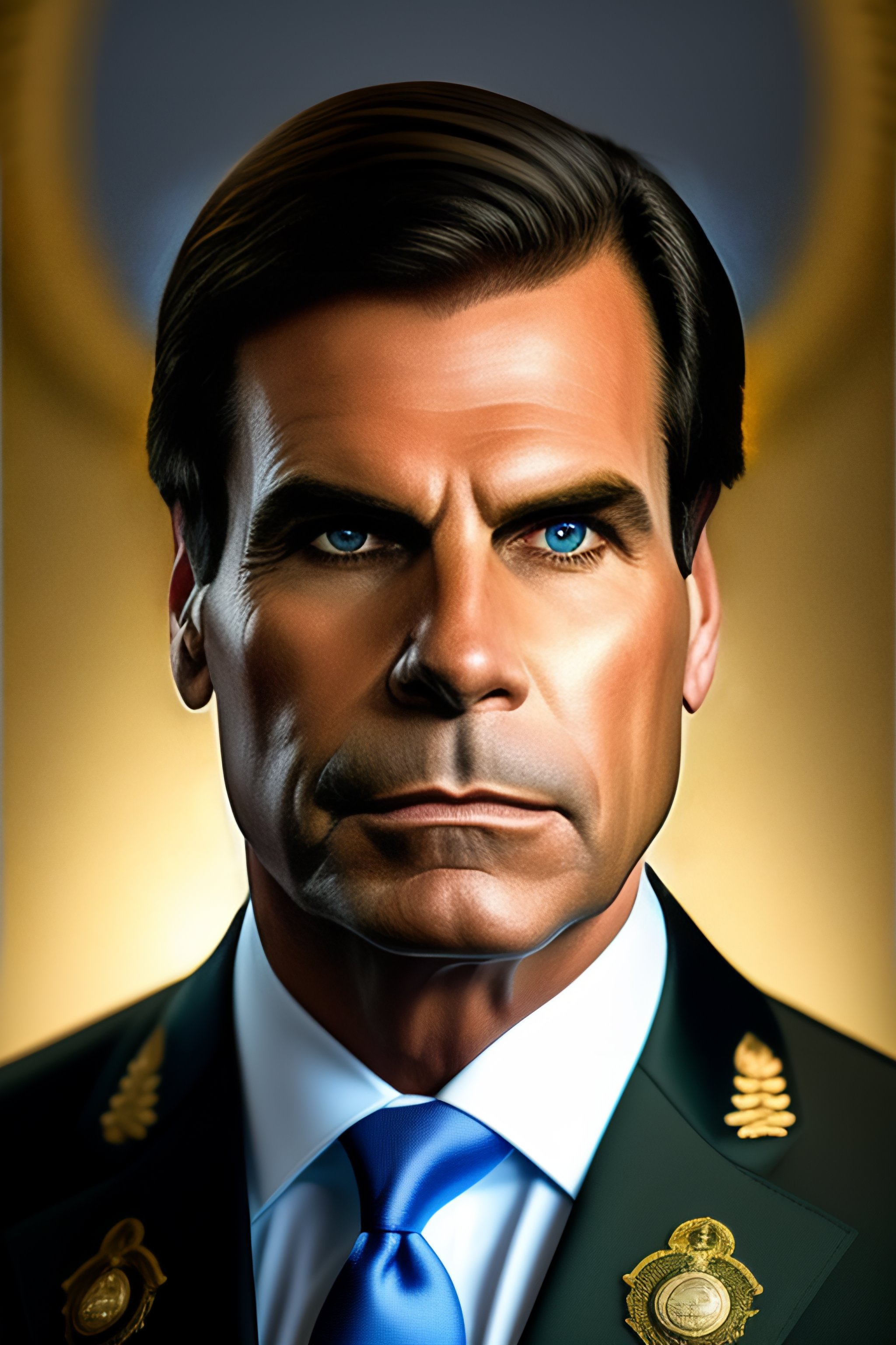Lexica - A full-body portrait of Brazilian President Jair Bolsonaro ...