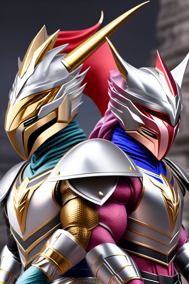 Lexica - Power Ranger team made up of dragon riders, their suits as ...