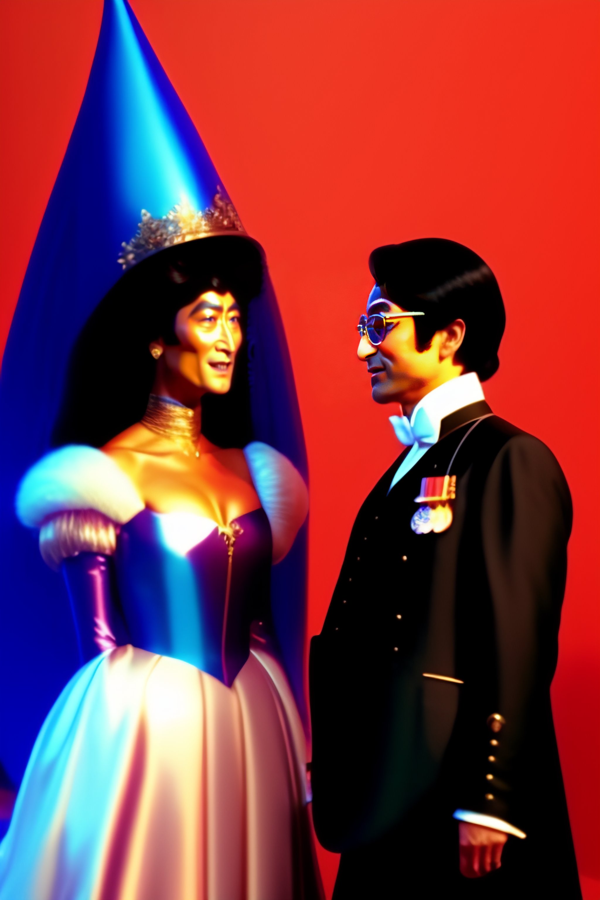 Lexica - John lennon as prince charming and joko ono as an evil witch ...