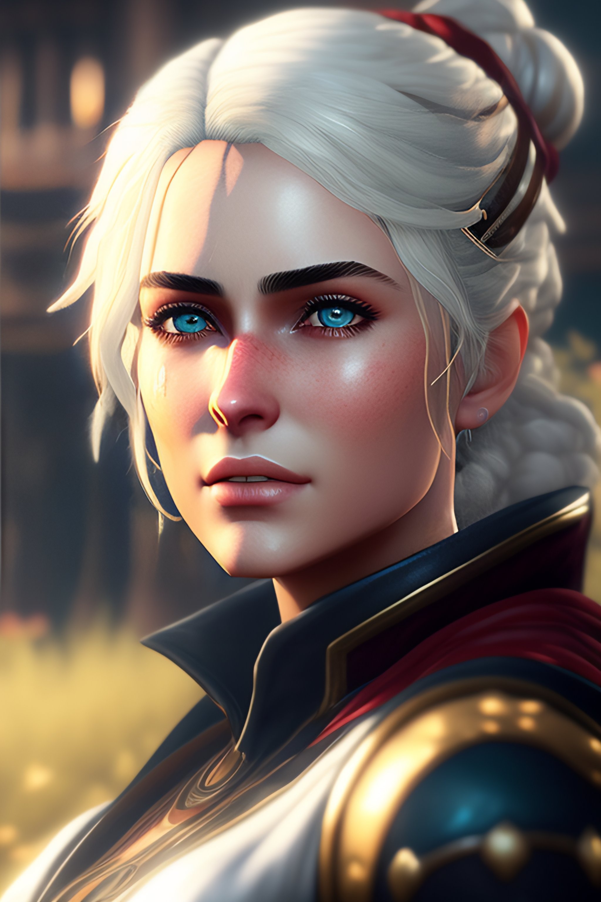Lexica - High quality image of ciri, anime