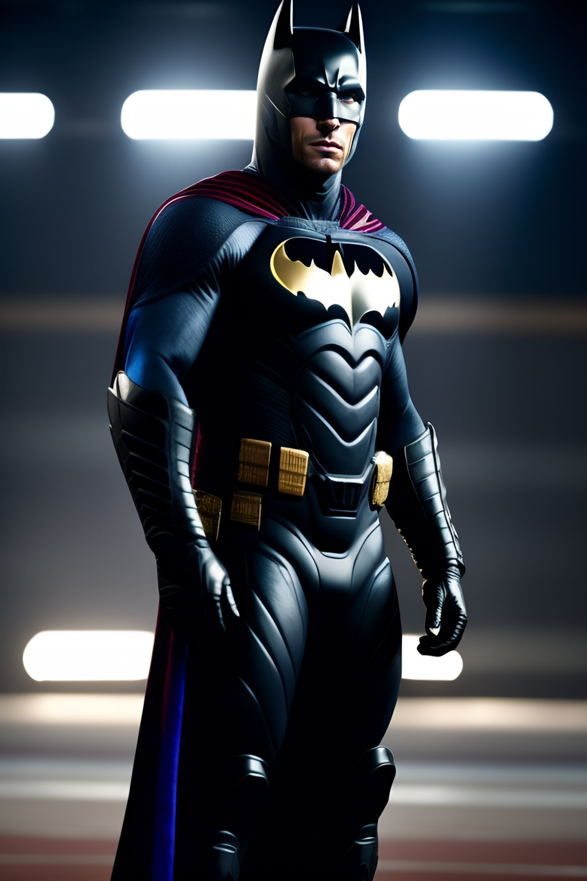 Lexica - Lionel Messi as bruce wayne with batsuit in batman movie, full ...