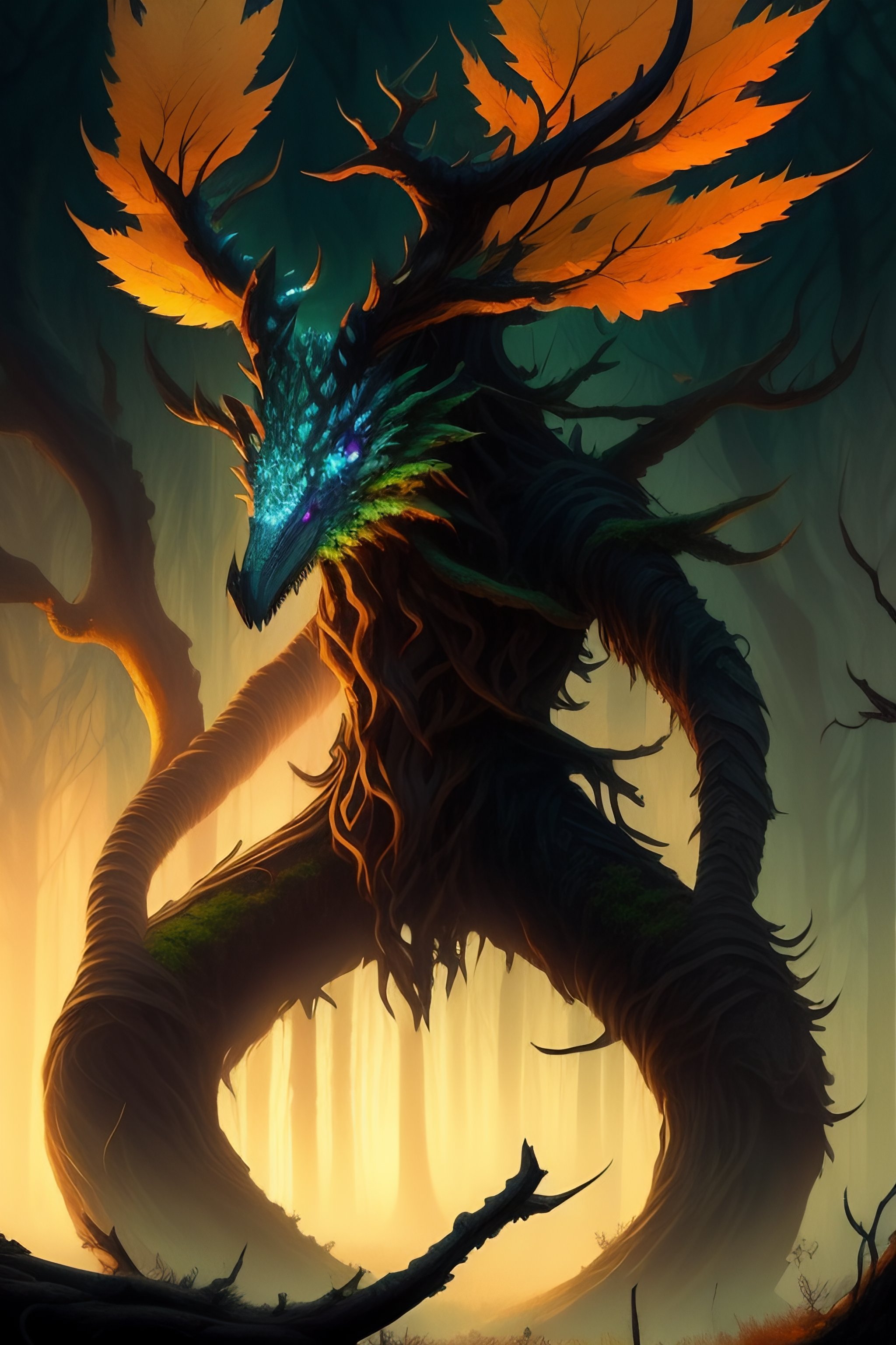 Lexica - Leshens, spriggan, sorceror of the forest, bone head, It was a ...