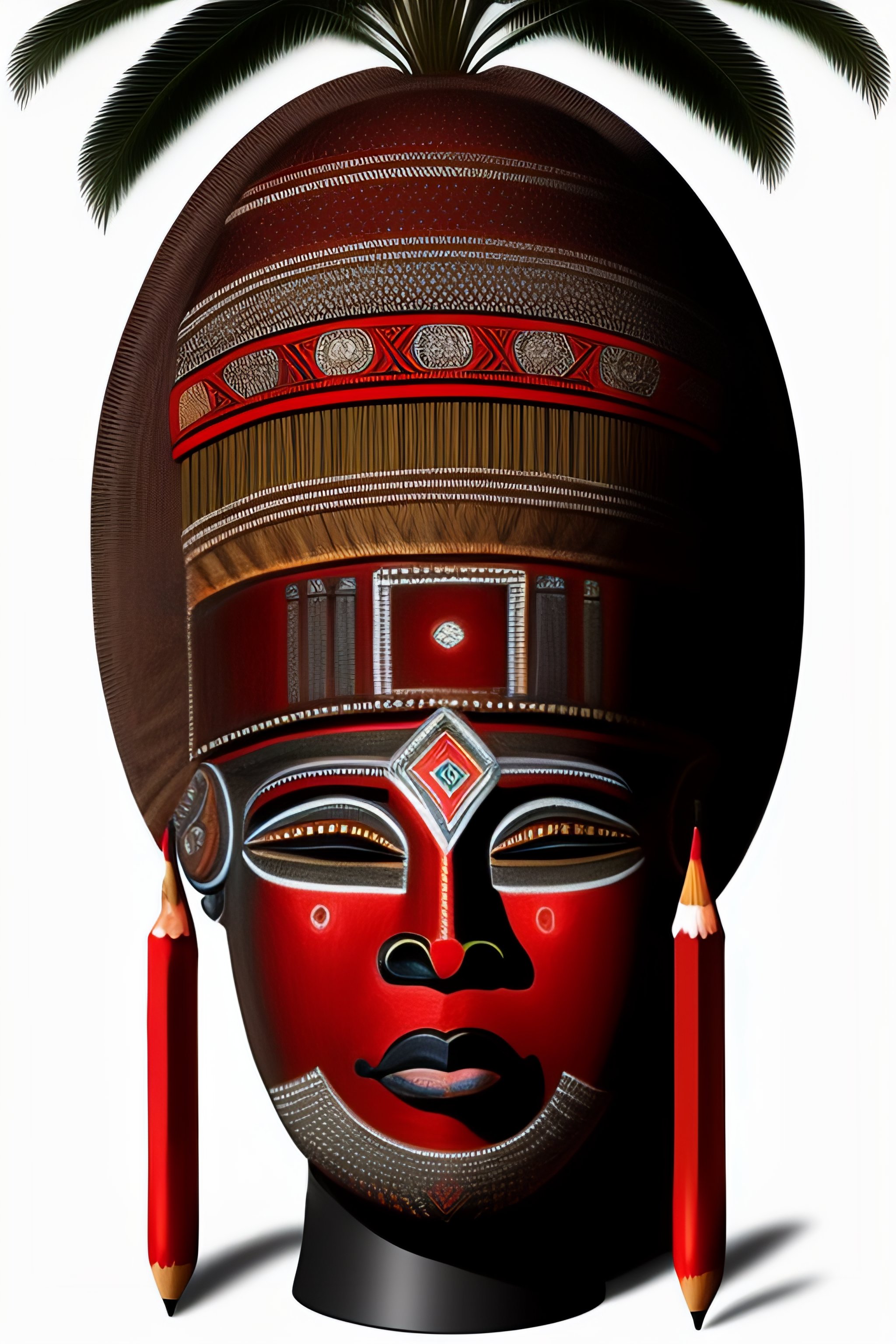 Lexica - Pencil ultradetailed sketch of the necromancer Benin ...