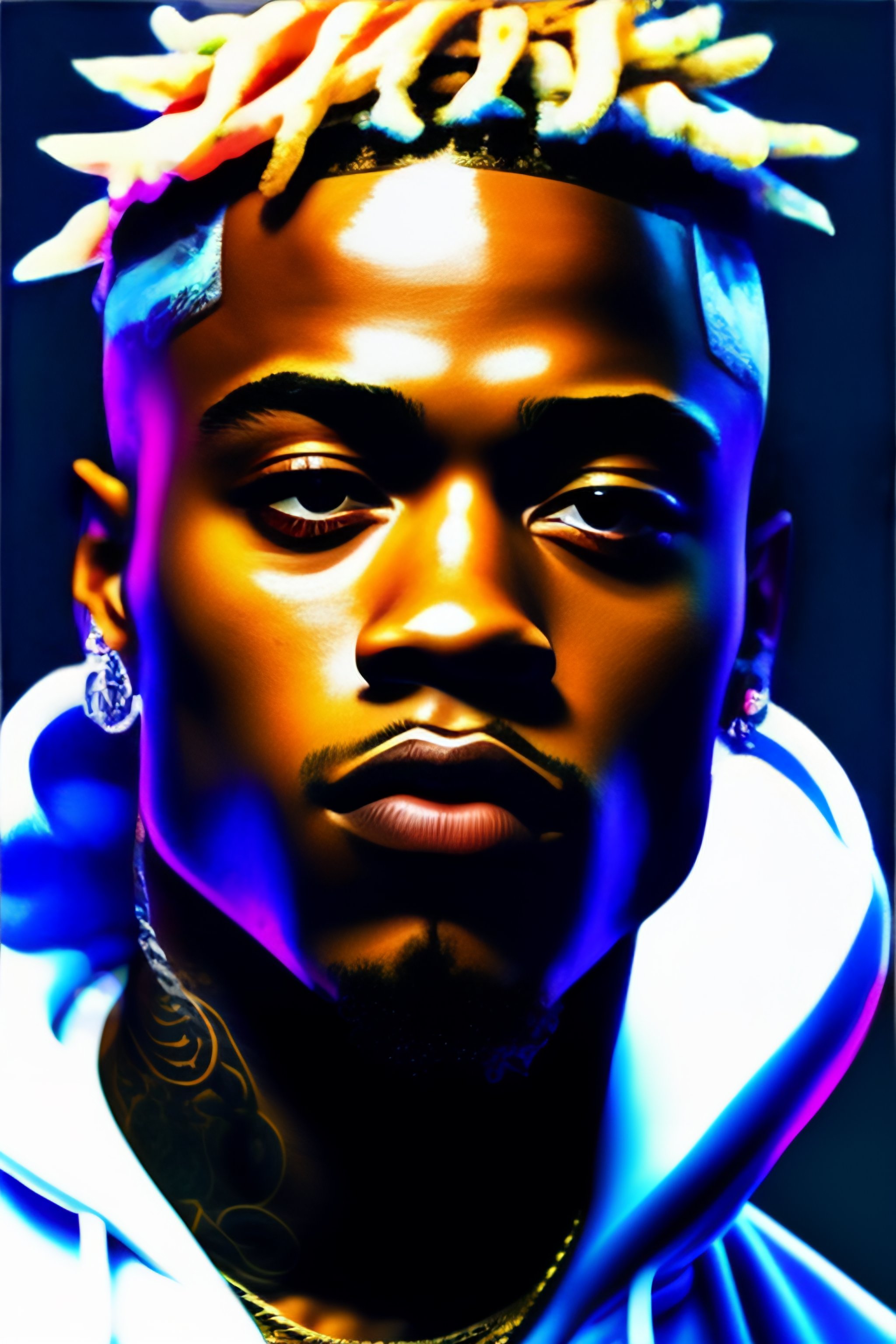 Lexica - Xxxtentacion wallpaper portrait art