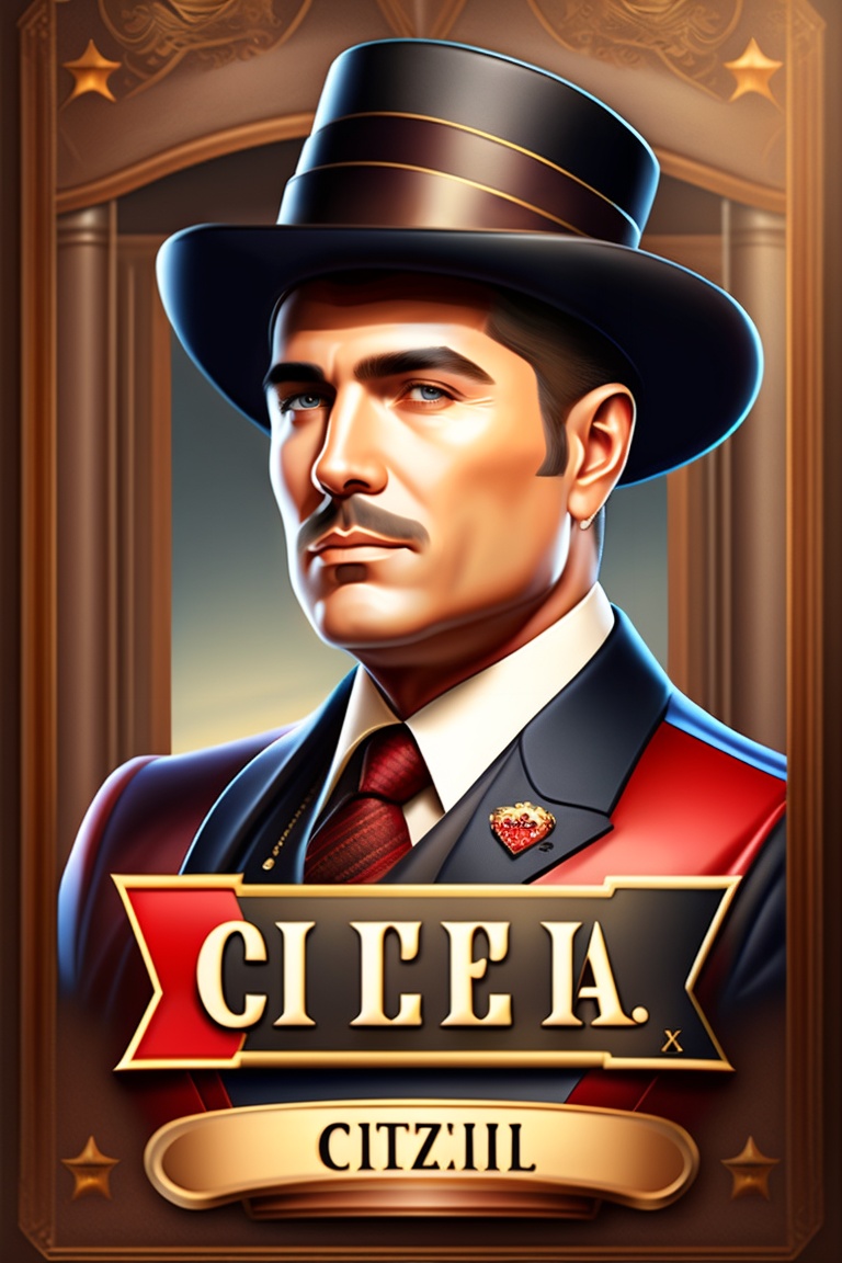 Lexica - Mafia playing card citizen design, high resolution