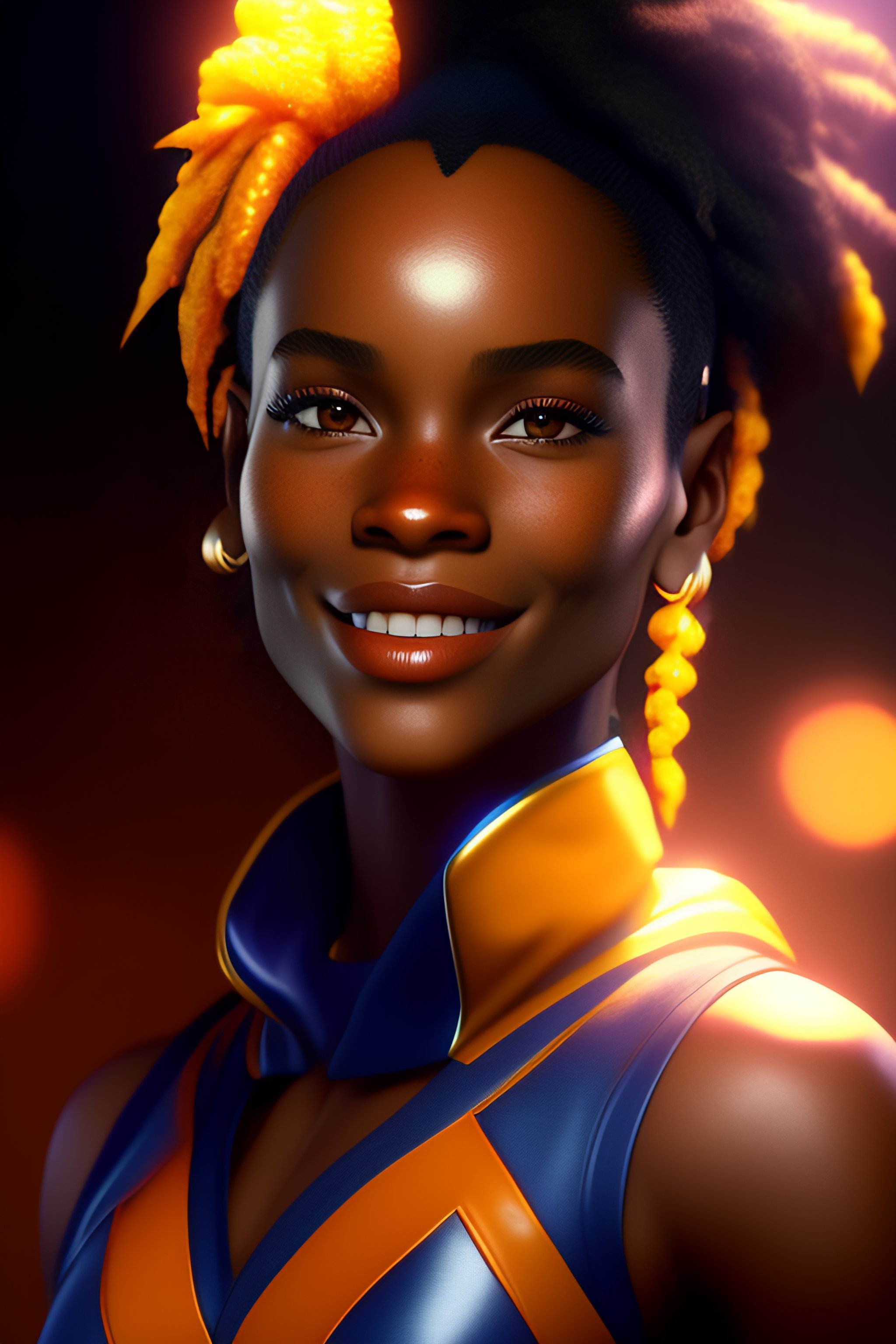 Lexica - Realistic concept portrait of an african american version of ...