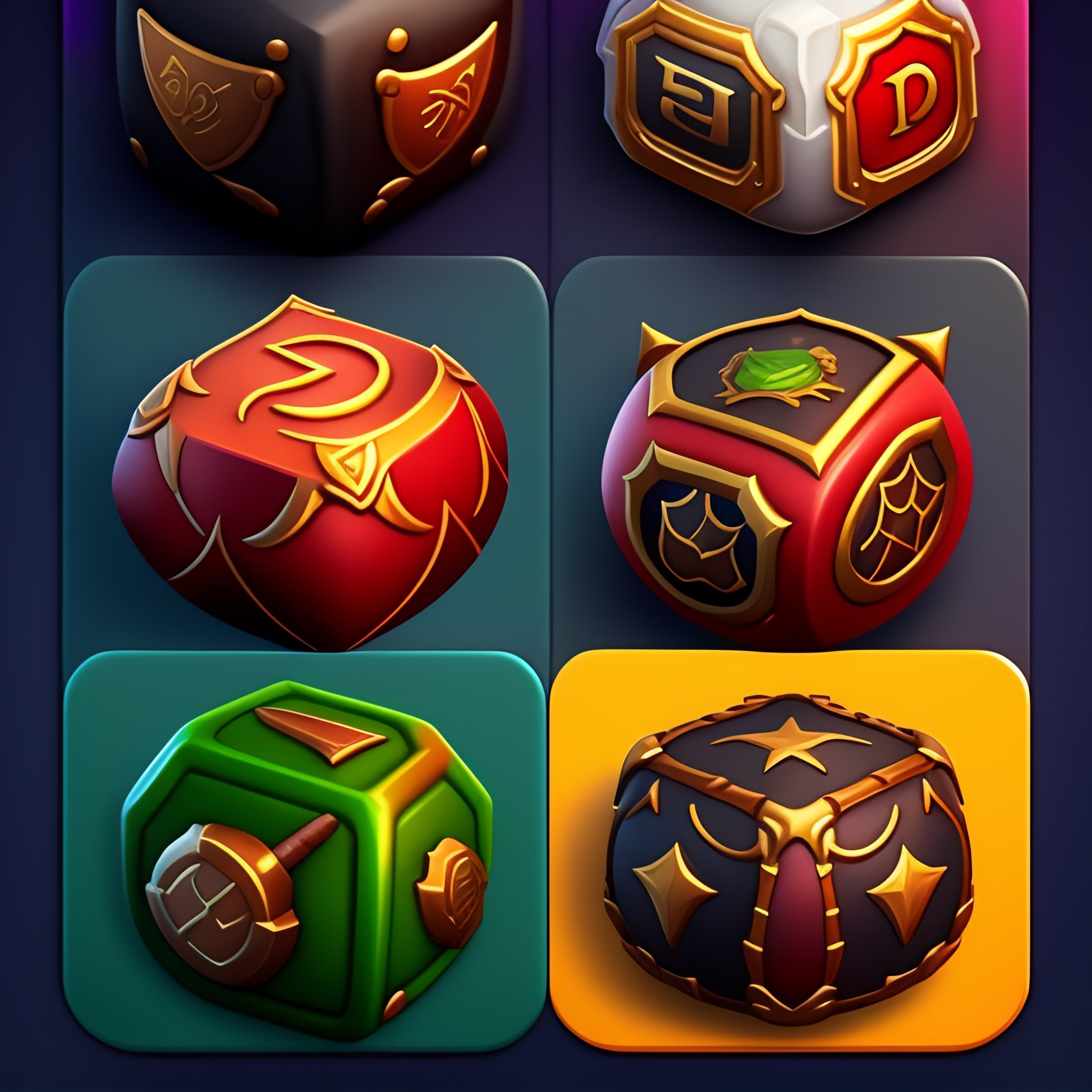 Lexica - Stylized RPG game icons