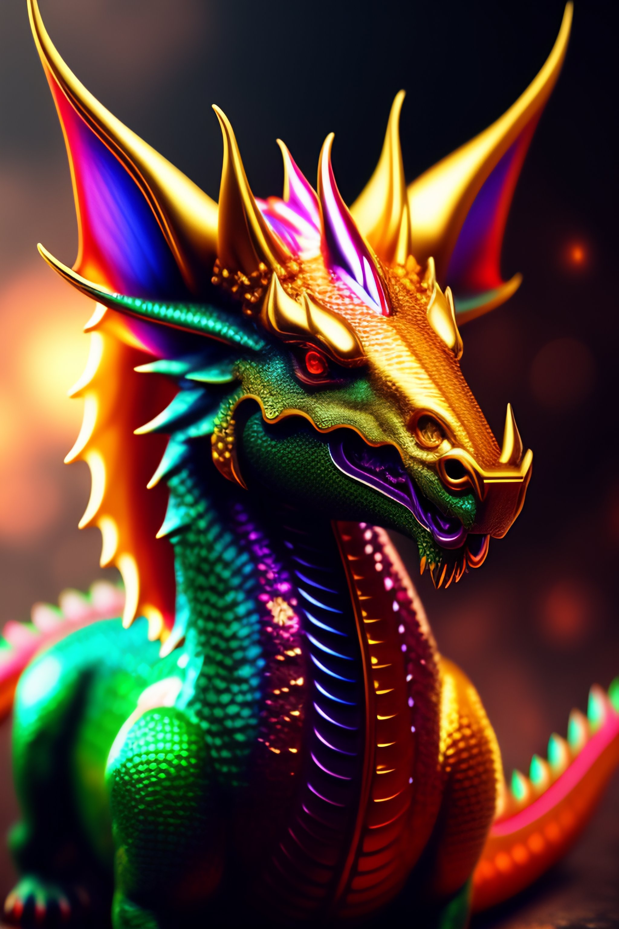 Lexica - A food meat, Shiny, hard, iridescent, dragon,
