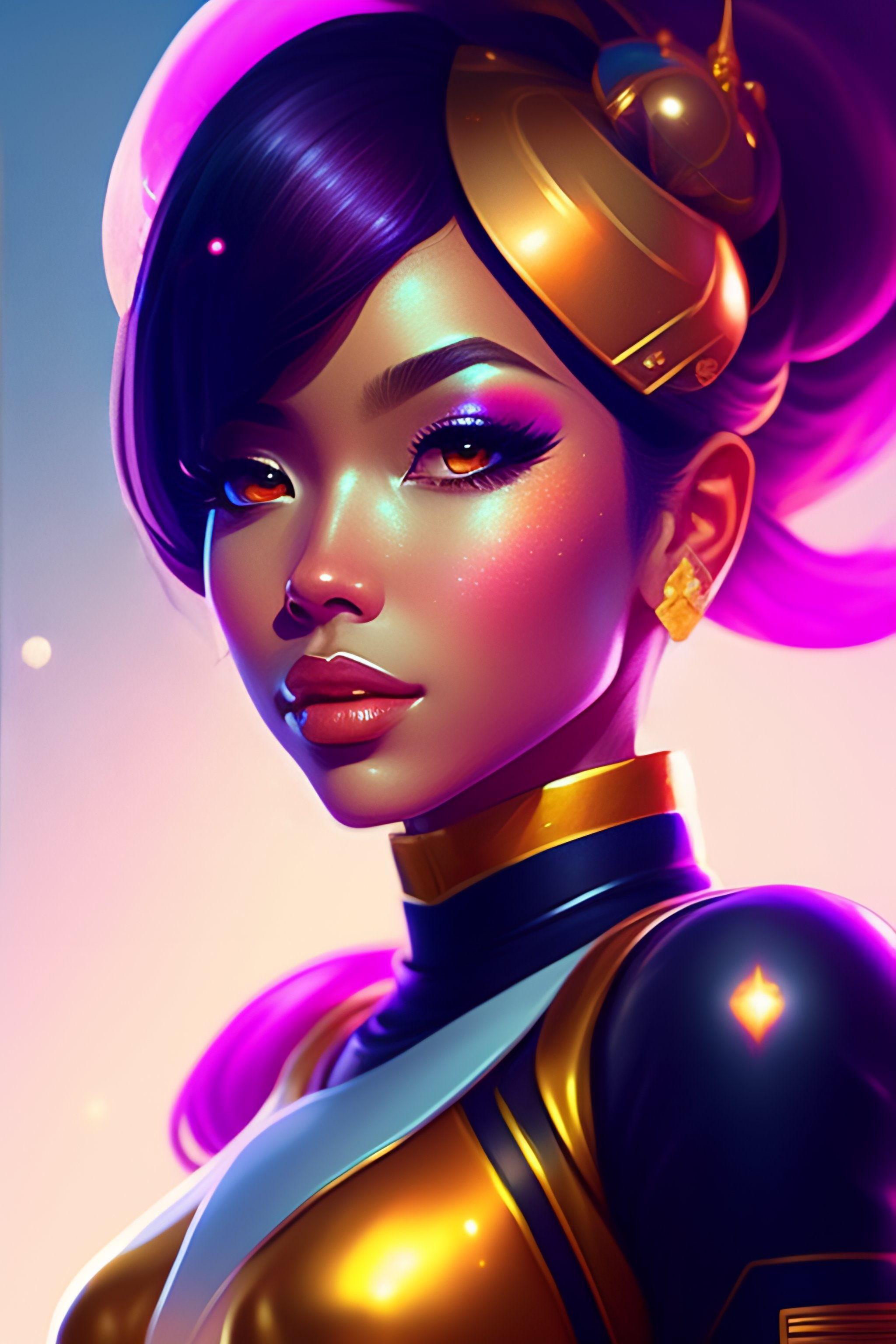 Lexica - Beautiful space princess, loot legends, stylized, digital ...