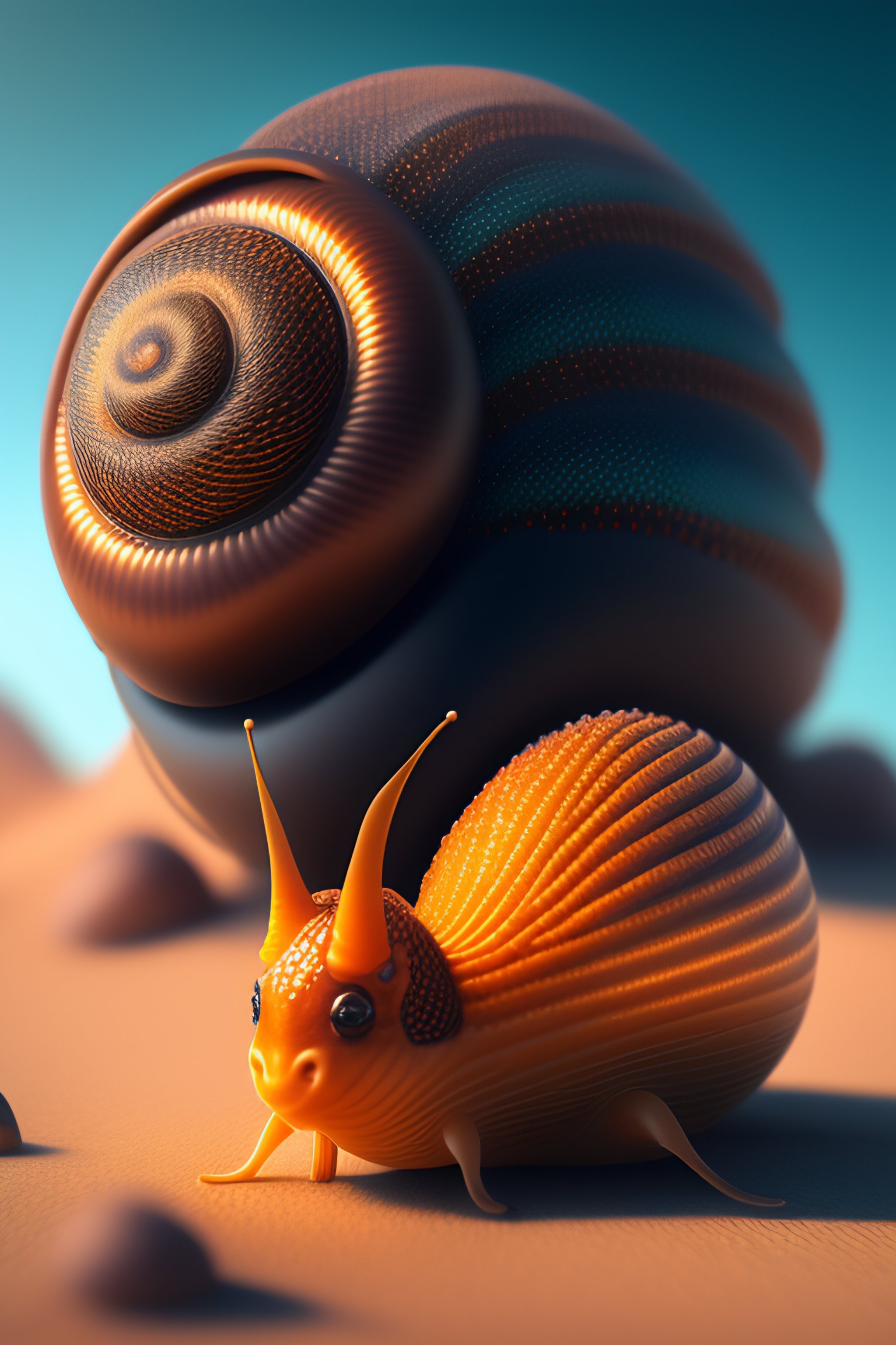 Lexica - Huge Snail Monster art by Mike Winkelmann, power auras, sigils ...