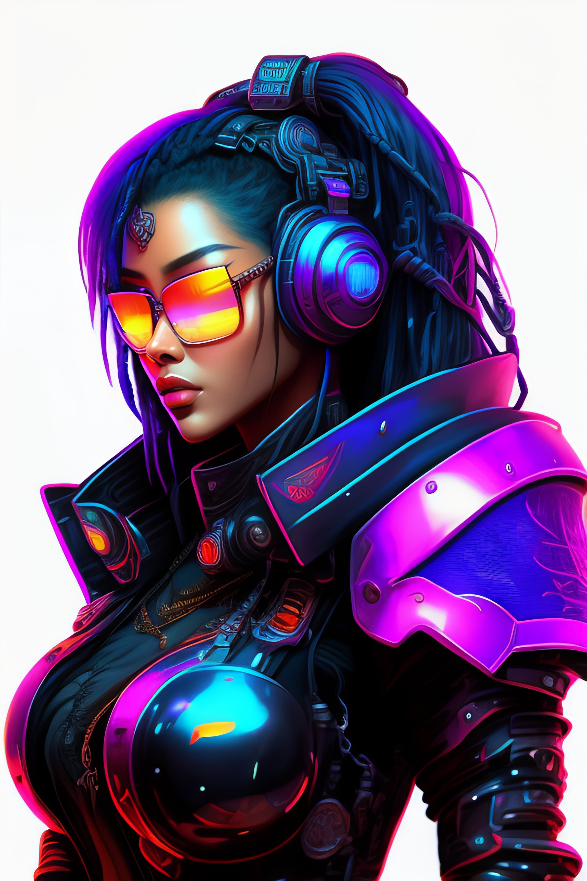 Lexica - A whirlwind of souls rushing inside the metaverse, half body ...