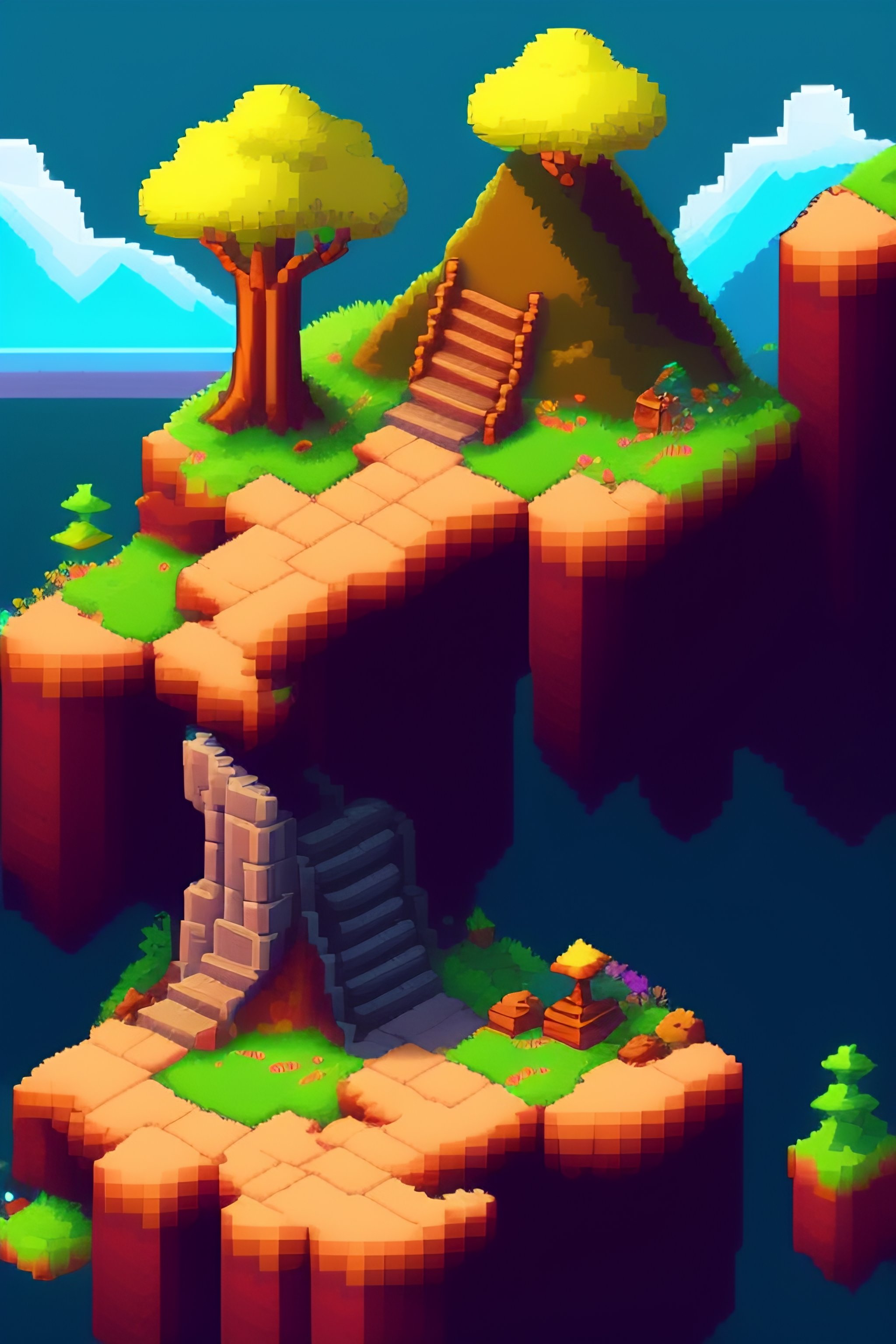 Lexica - Game scenery pixel art 2d, unity, building