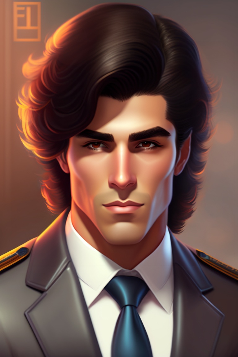 Lexica - Fbi guy with black medium hair, brown eyes book cover