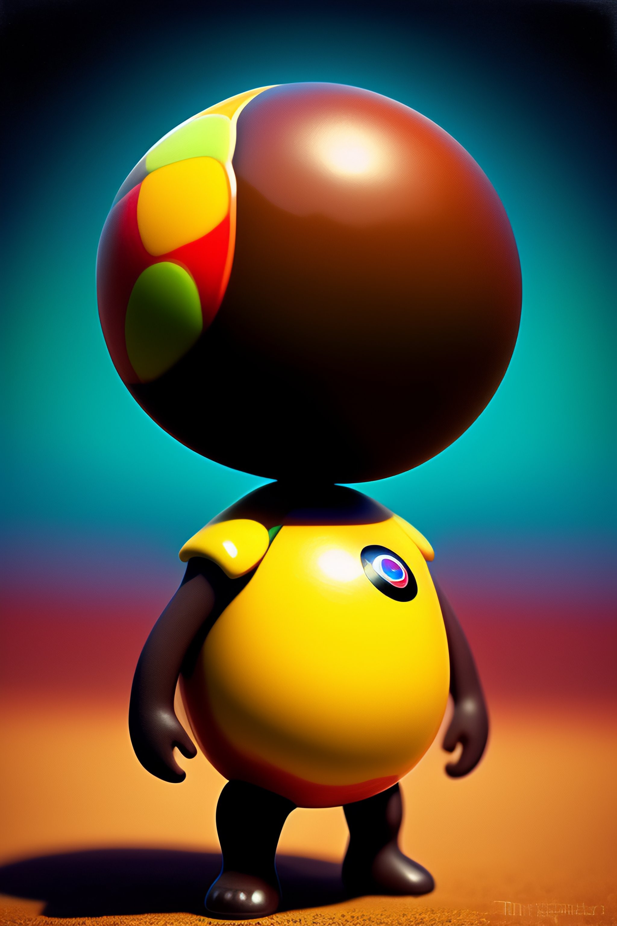 Lexica - Baby pele by artist tim burton