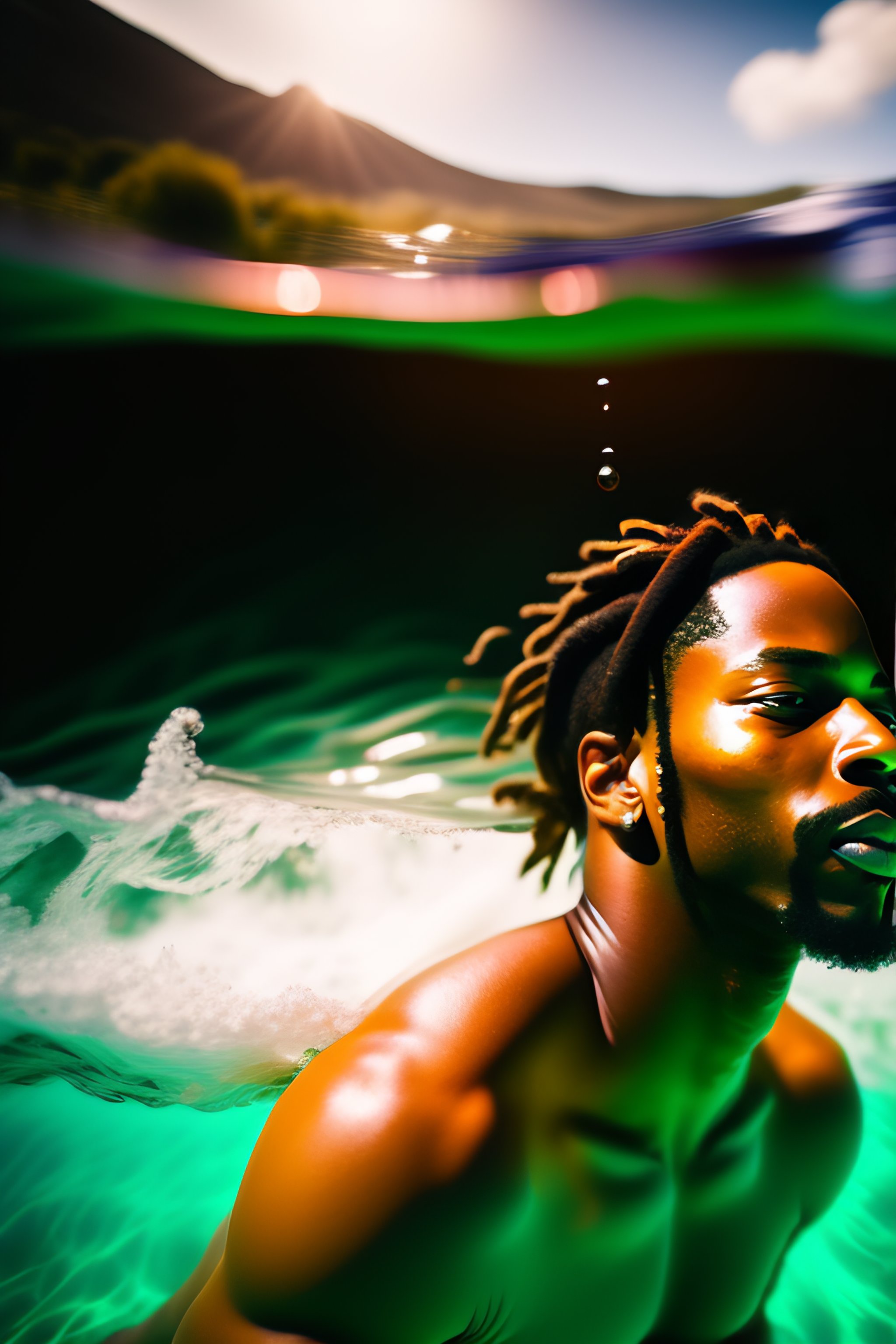 Lexica - Rastaman swimming, Gopro footage