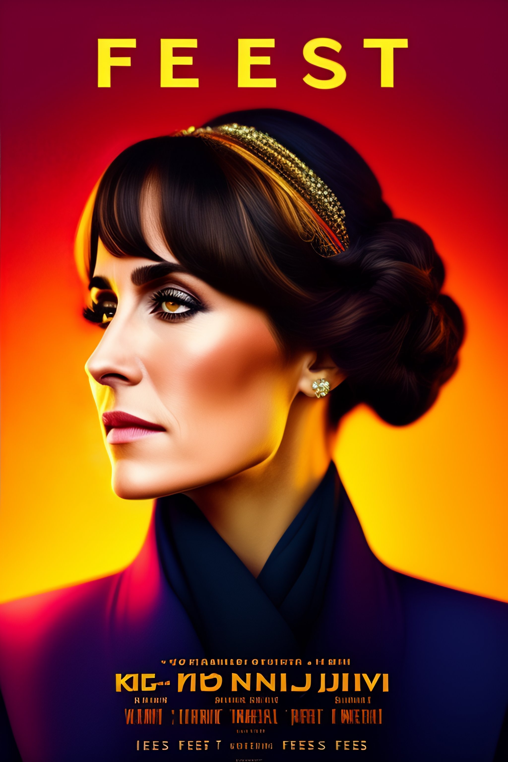 Lexica - Poster to announce a talk about the album 'Metals' by Feist.