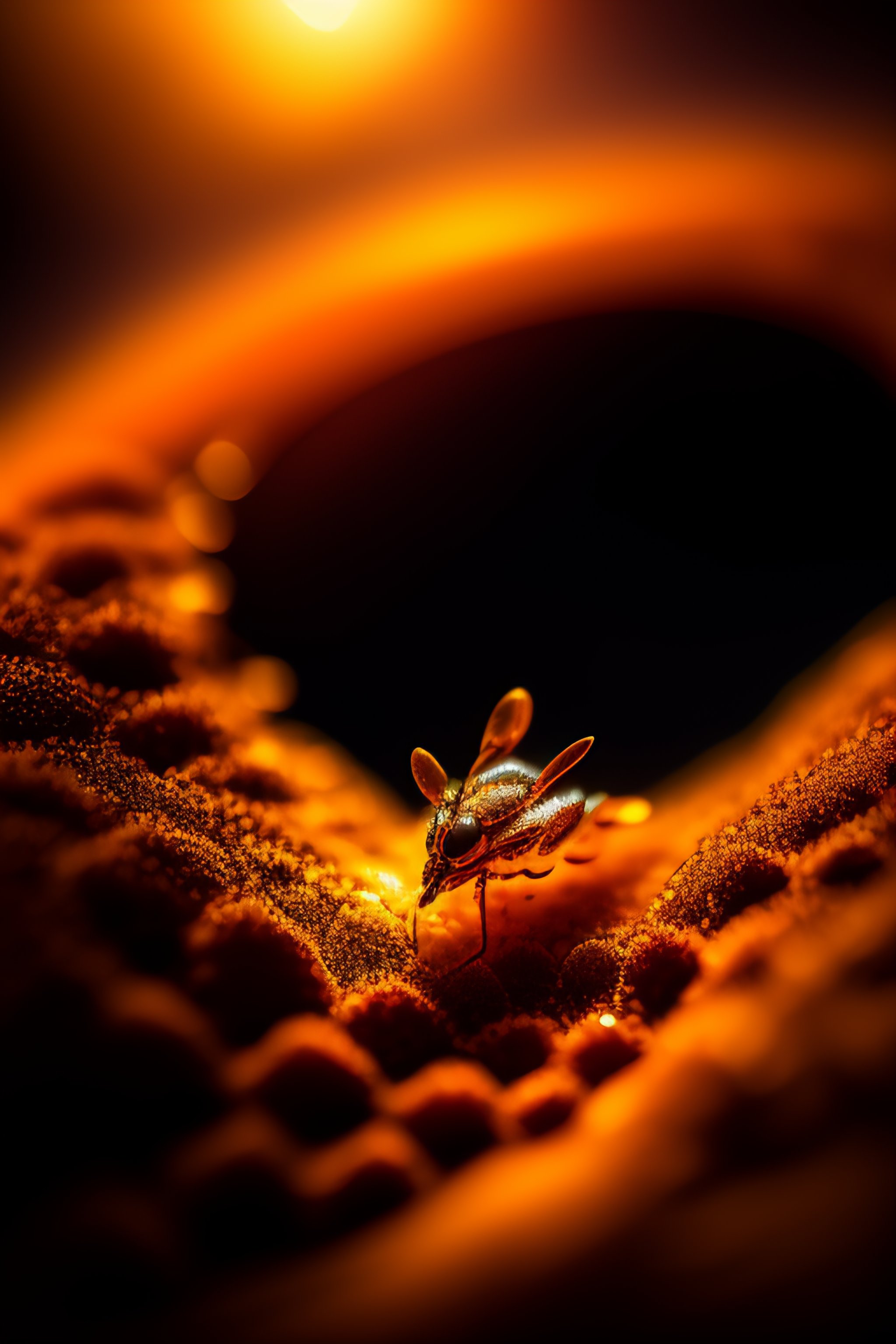 Lexica - A ant digging an underground nest, macro photography, 8 k ...