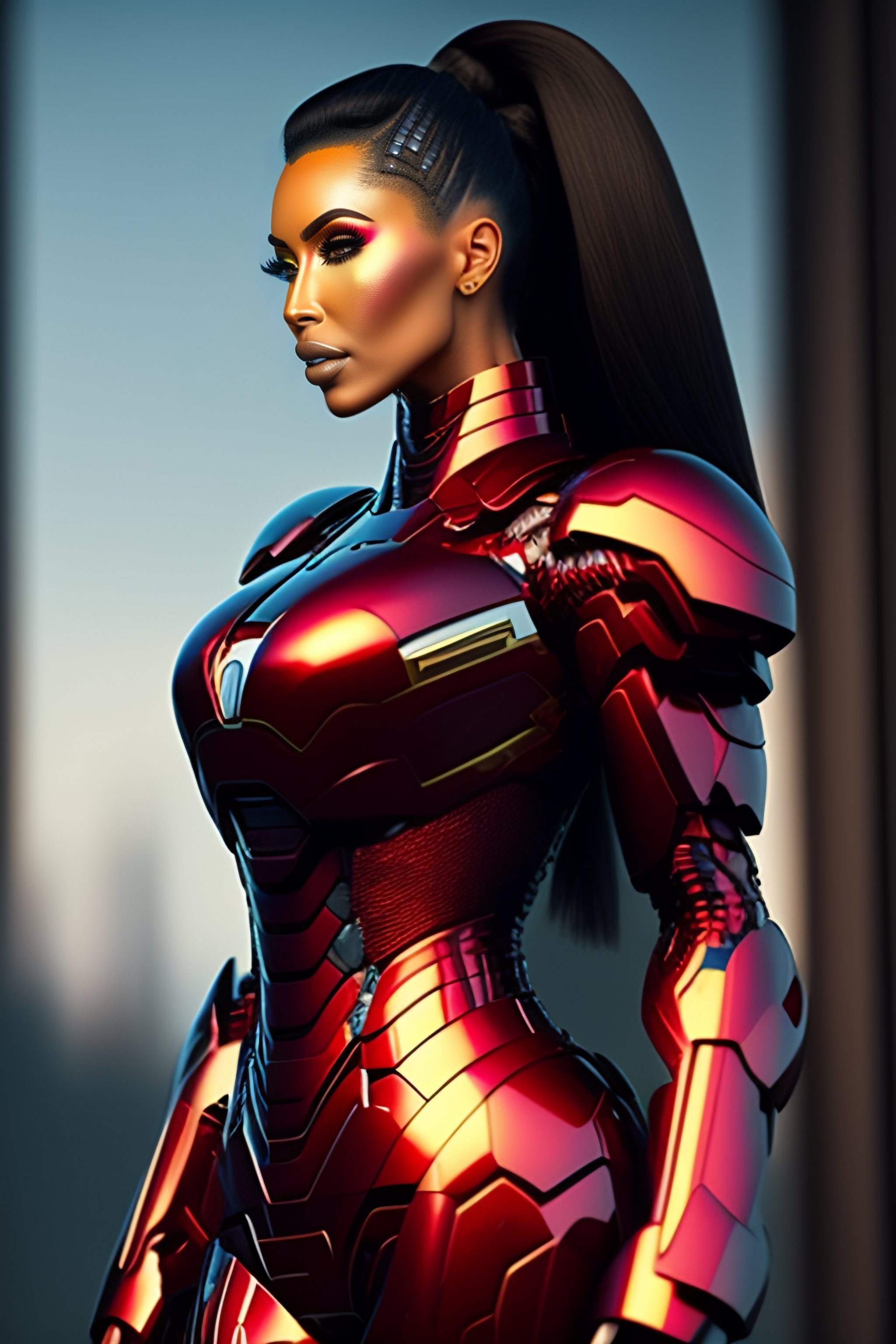 Lexica - An extremely complex and advanced cyborg iron man body build ...