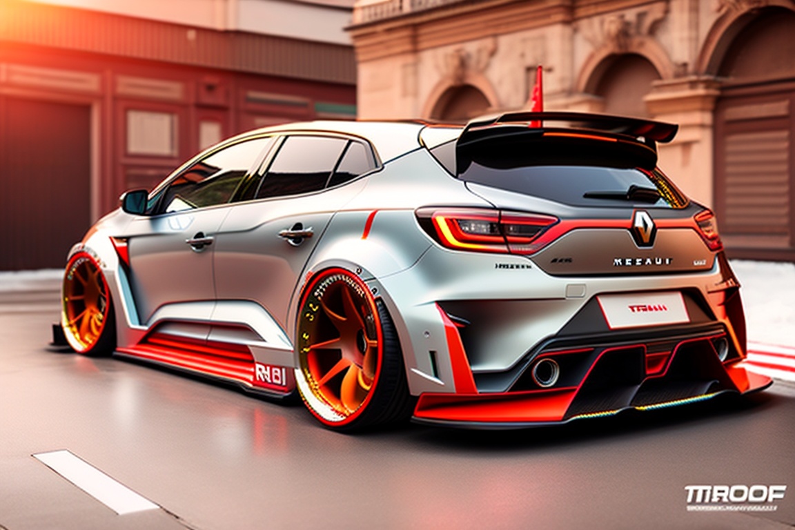 Lexica - Renault megane 4 rs trophy r liberty walk tuning blanche avec ...