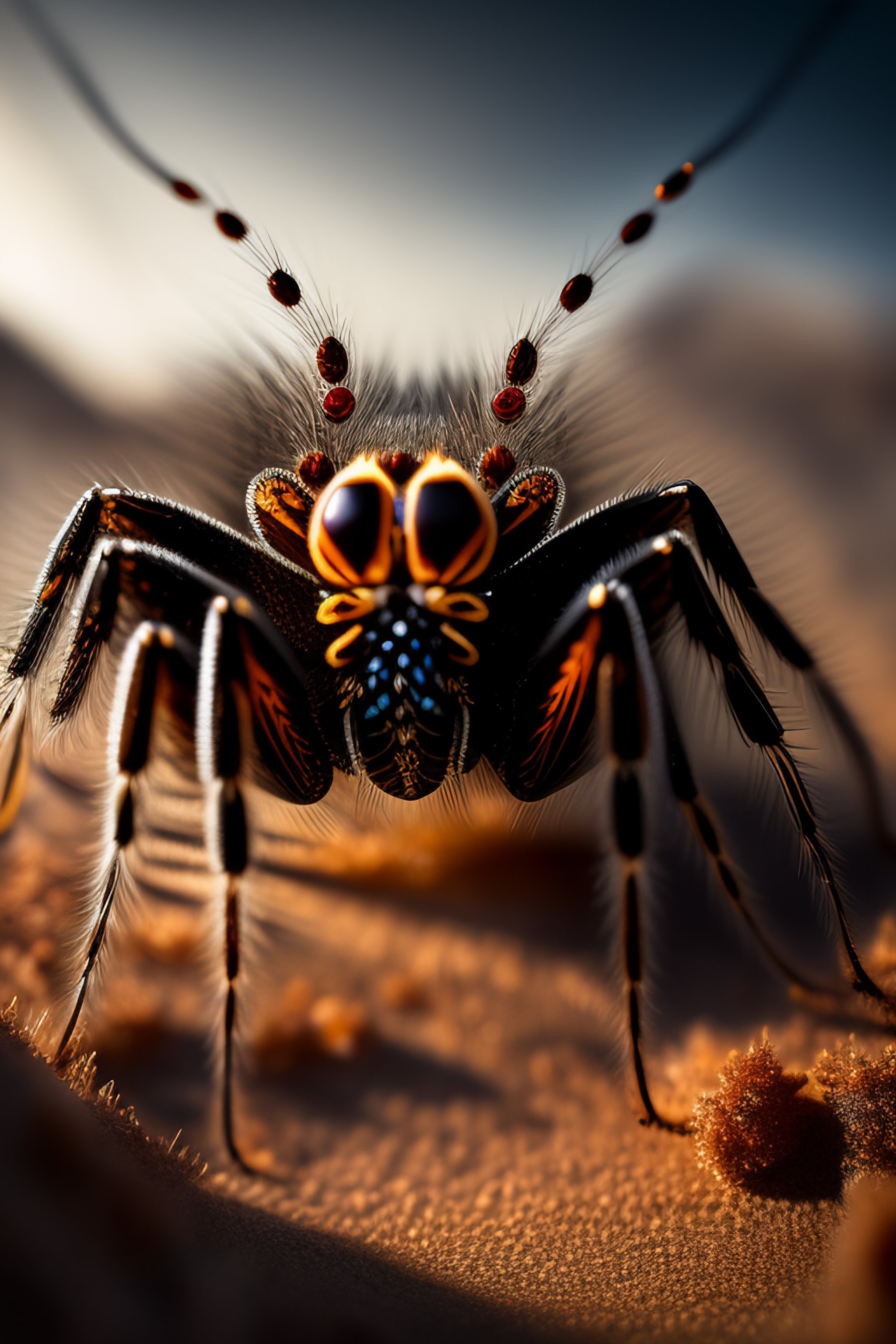 Lexica - Portrait of an 8 legged monster