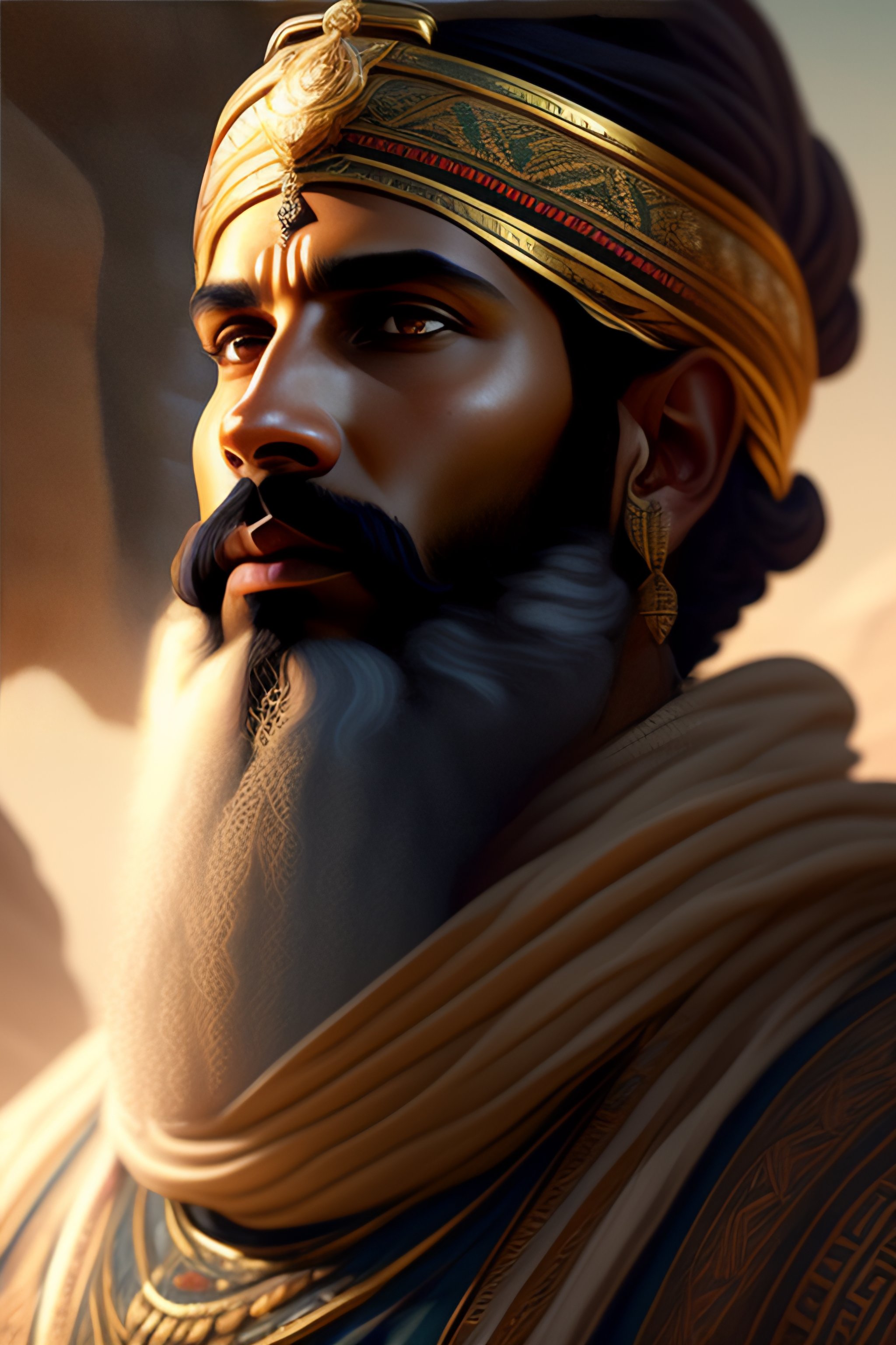 Lexica - Portrait of biblical Joseph of Egypt, intricate, highly ...