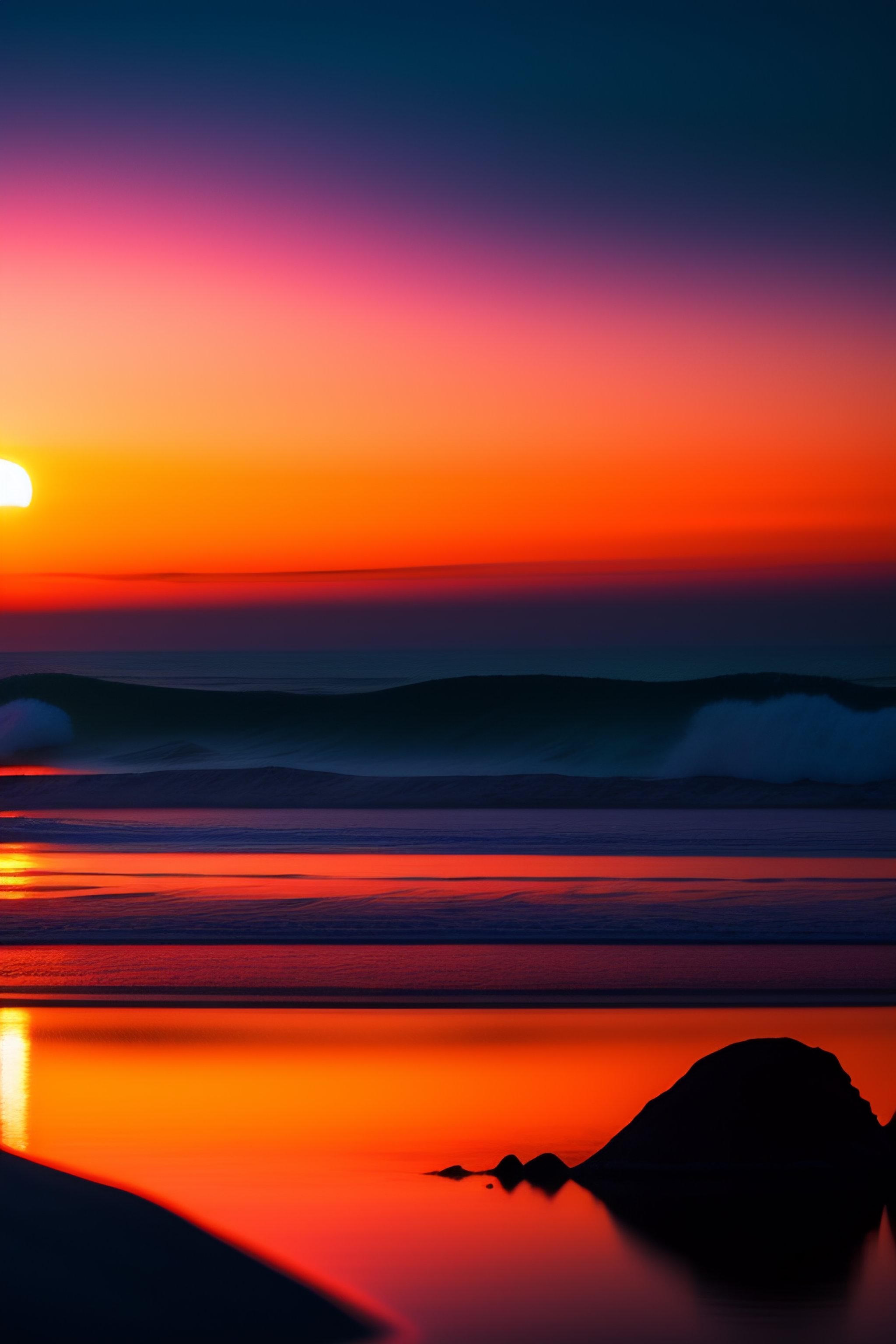 Lexica - Sunset, full screen, 4k,hd