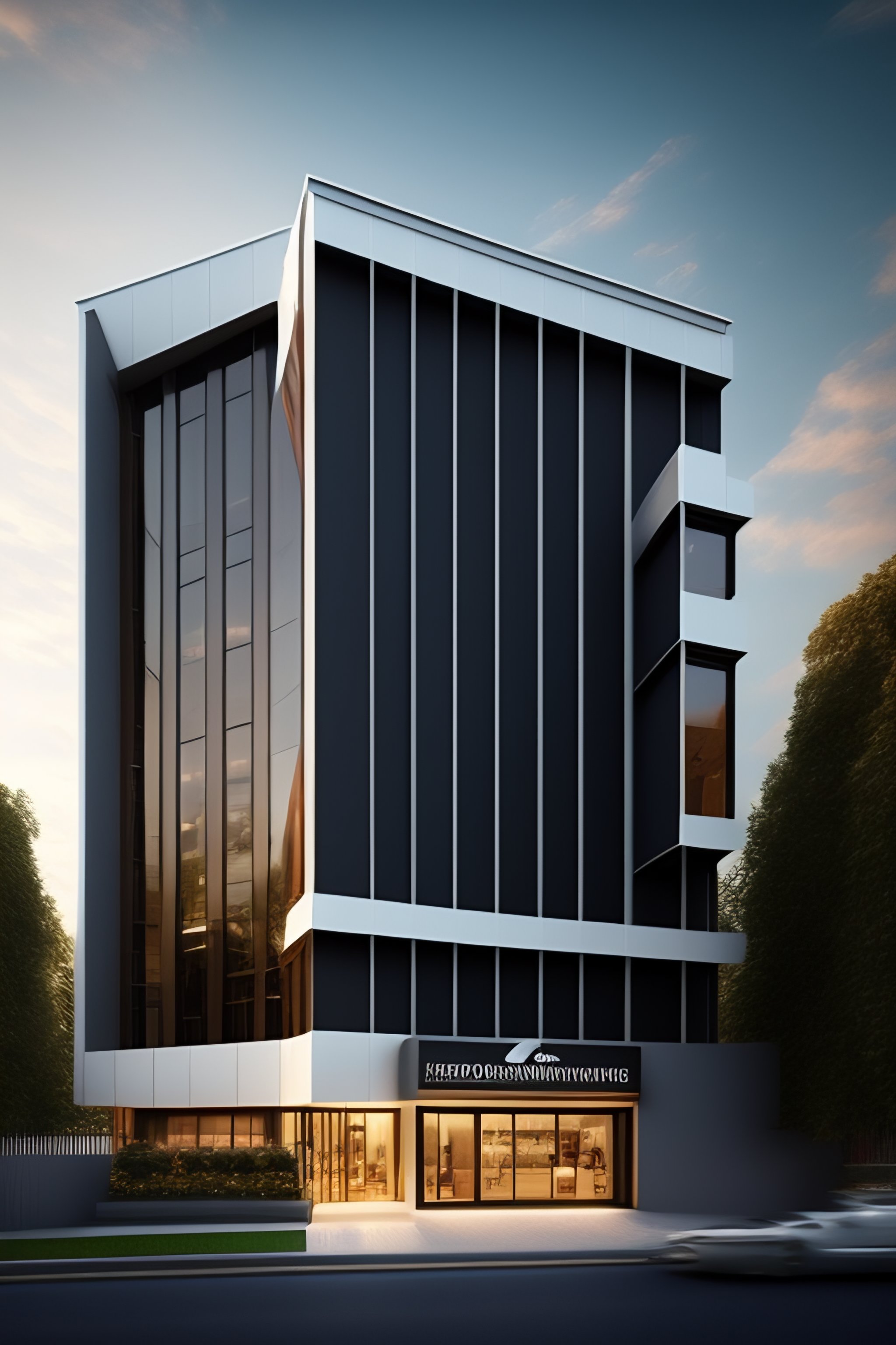 Lexica - Howard Rourke style building