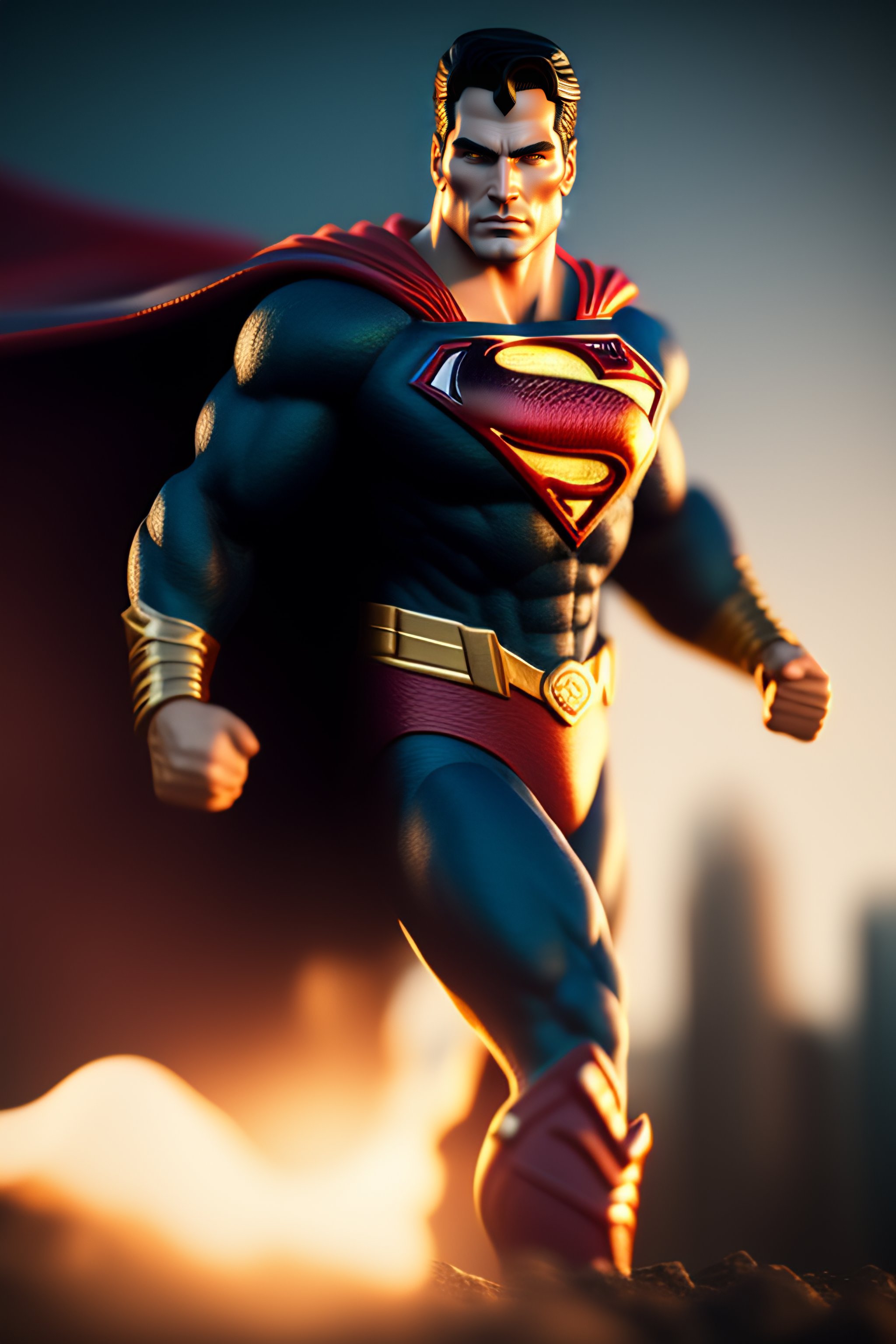 Superman Injustice Render