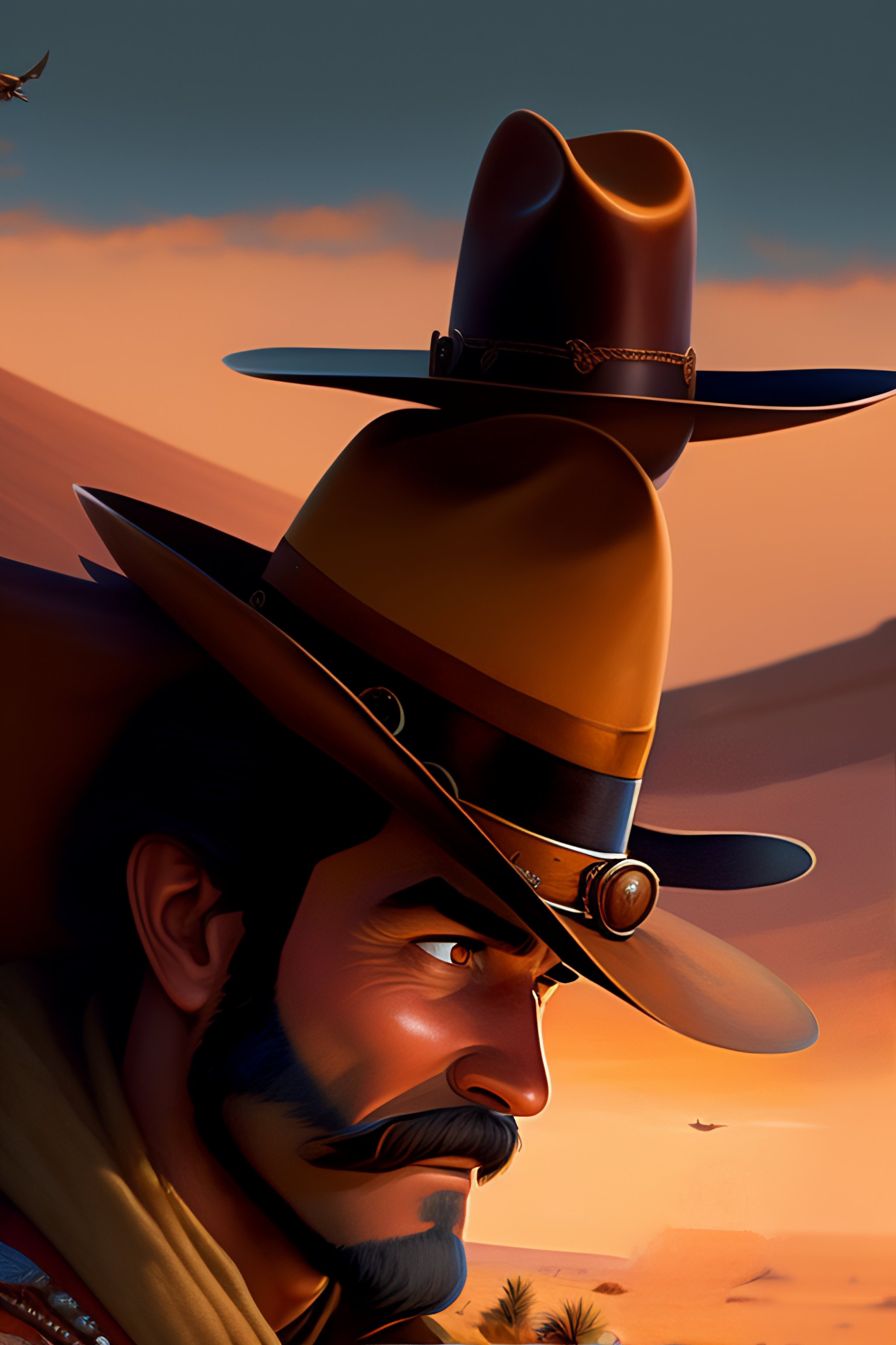 Lexica - Woody from Toy Story on a The Good, the Bad, The Ugly movie ...
