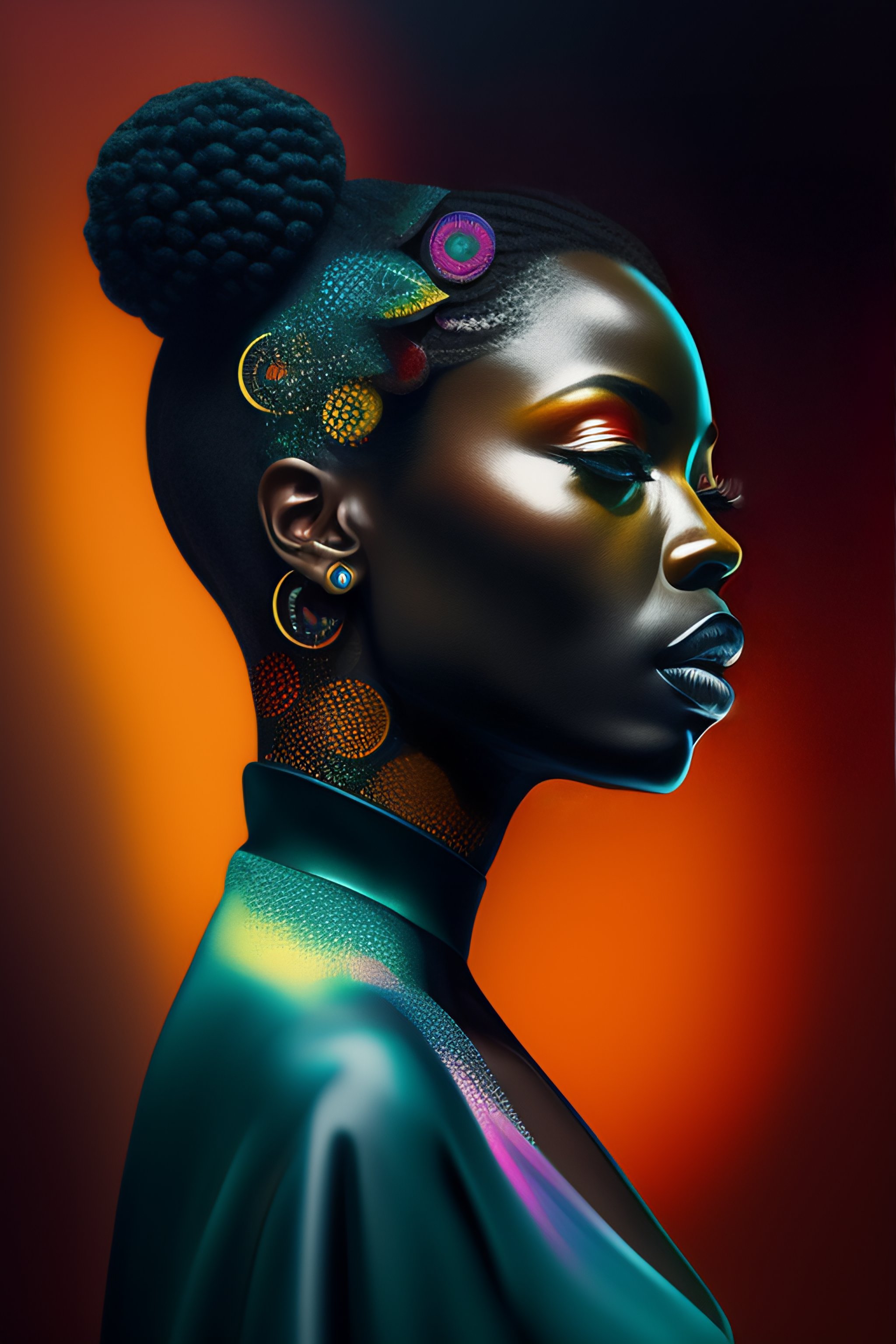 Lexica - DNA, art, human, animals, in the style of ben jennings