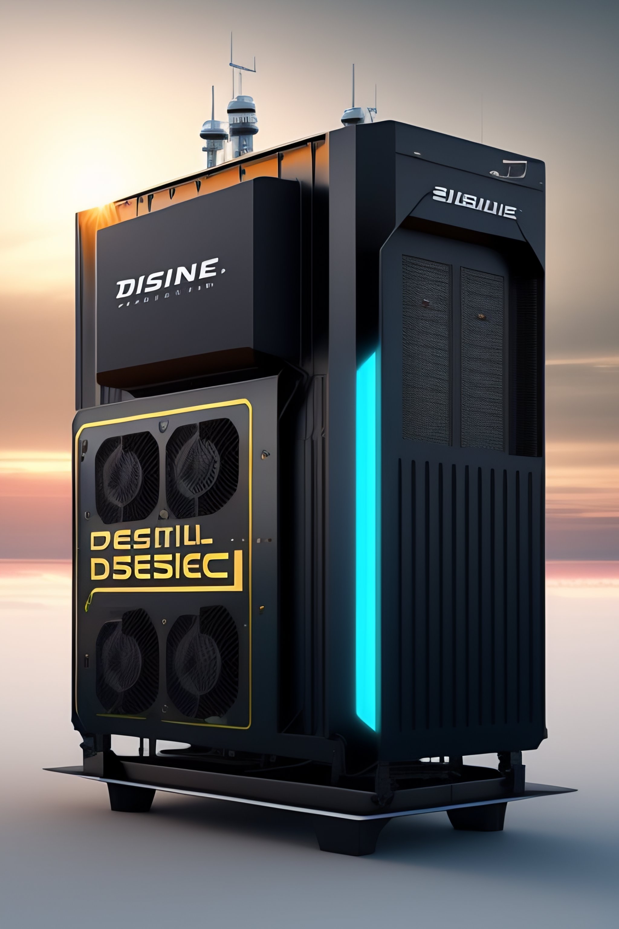 Lexica - Futuristic diesel genset