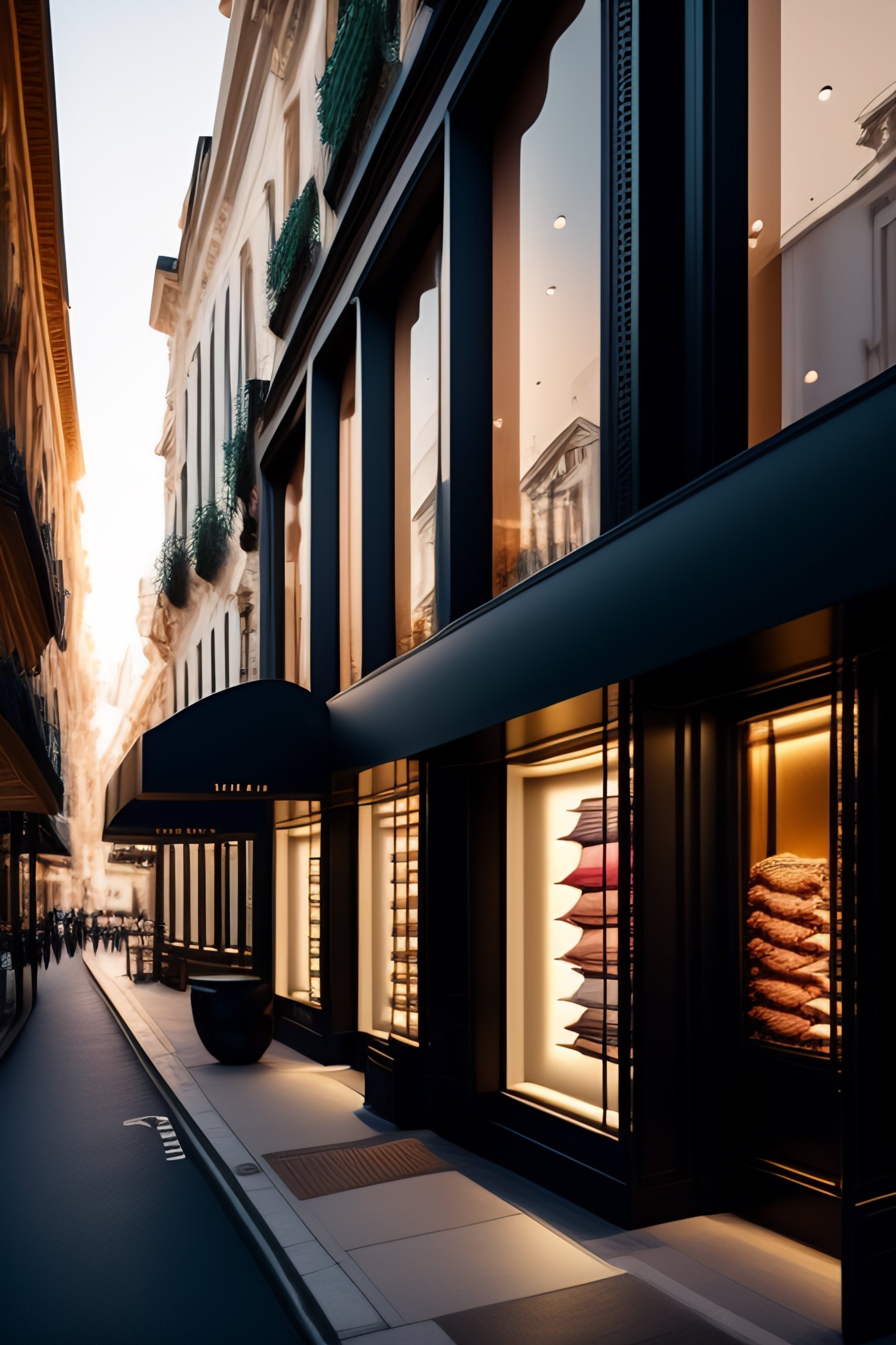 Lexica - Event horizon - a luxury clothing store located on the corner ...