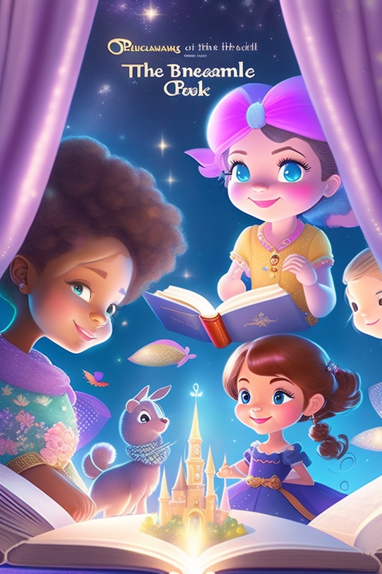 Lexica - Book Cover Description: The book cover for "The Enchanted ...