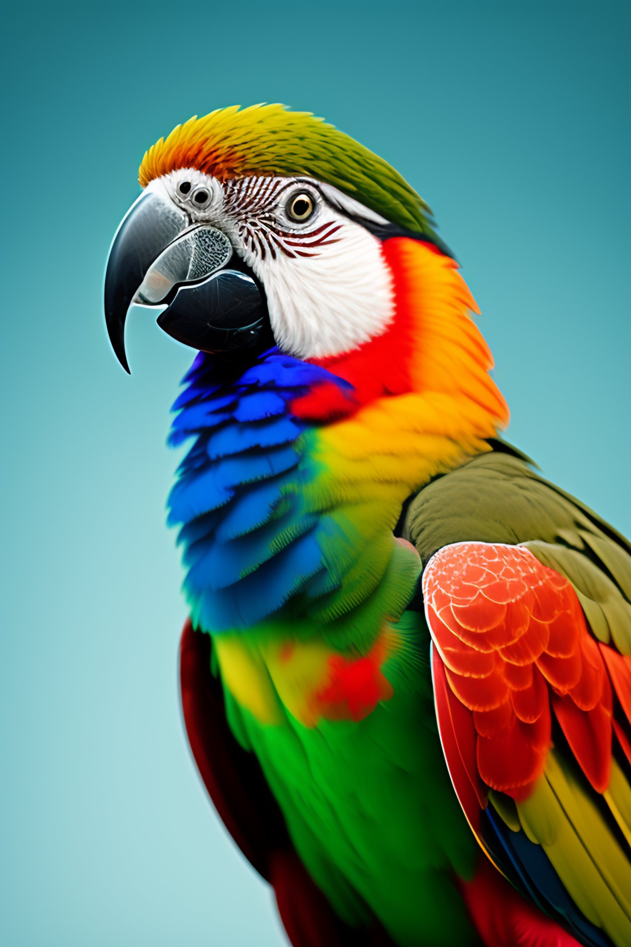 Lexica - Parrot with a microphone