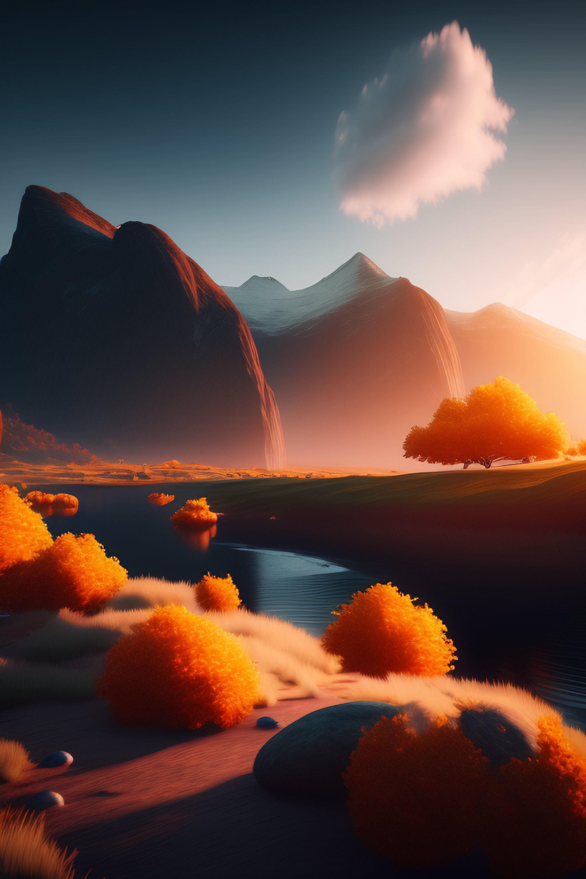 Lexica - Peaceful landscape, cinematic, 8k, detailed, realistic ...