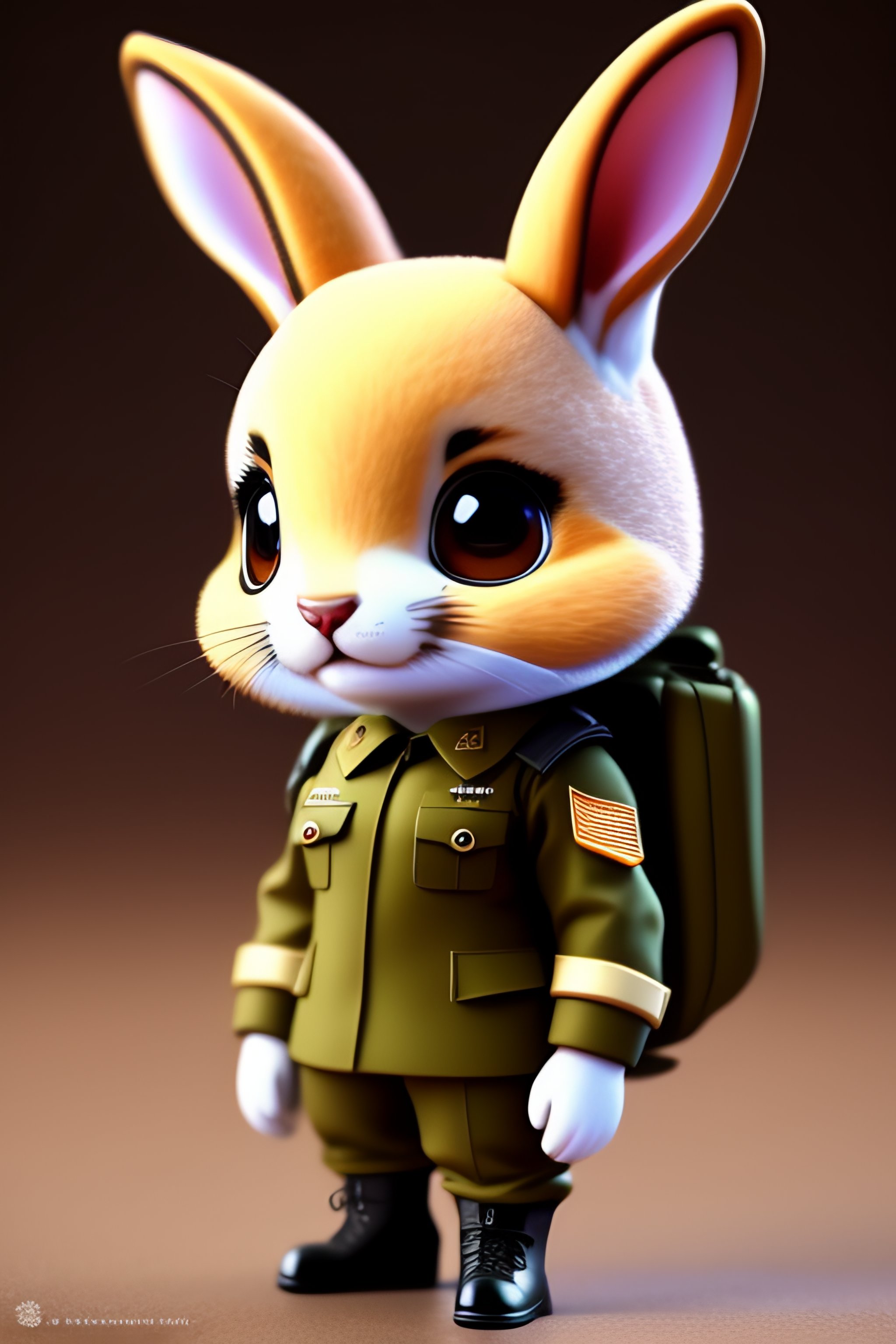 Lexica - Cute and adorable cartoon anthropomorphic female rabbit in ...