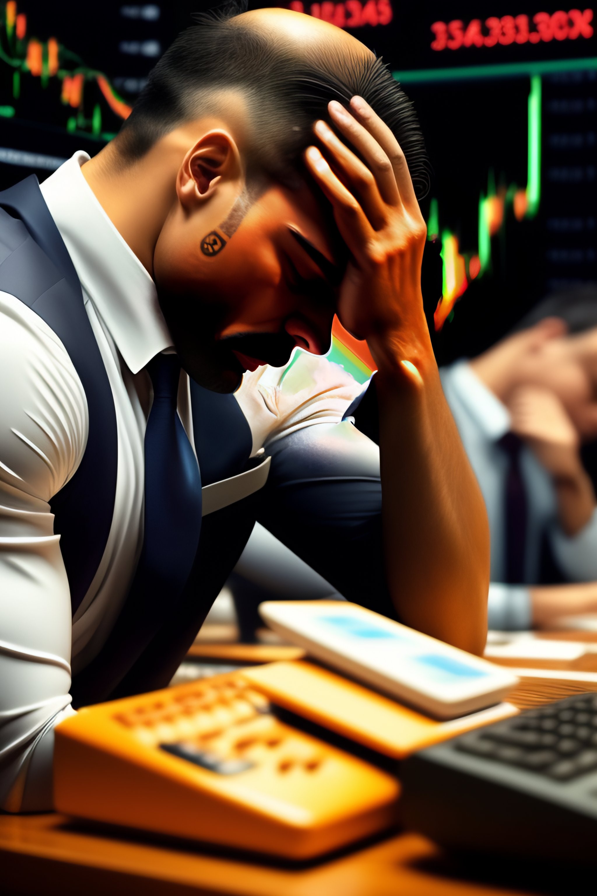 Lexica - Crying and sad futures traders loosing money,Markets crashing ...