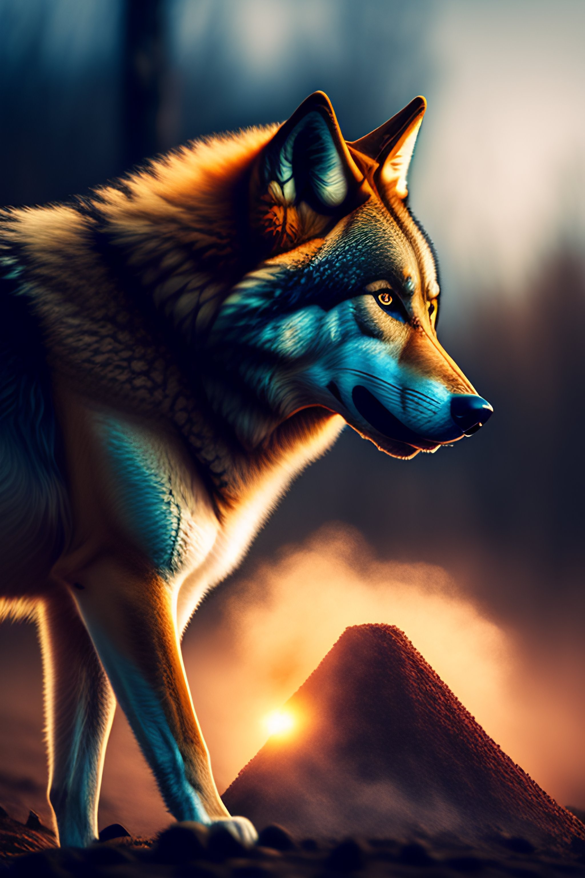 Lexica - Human being turning into wolf