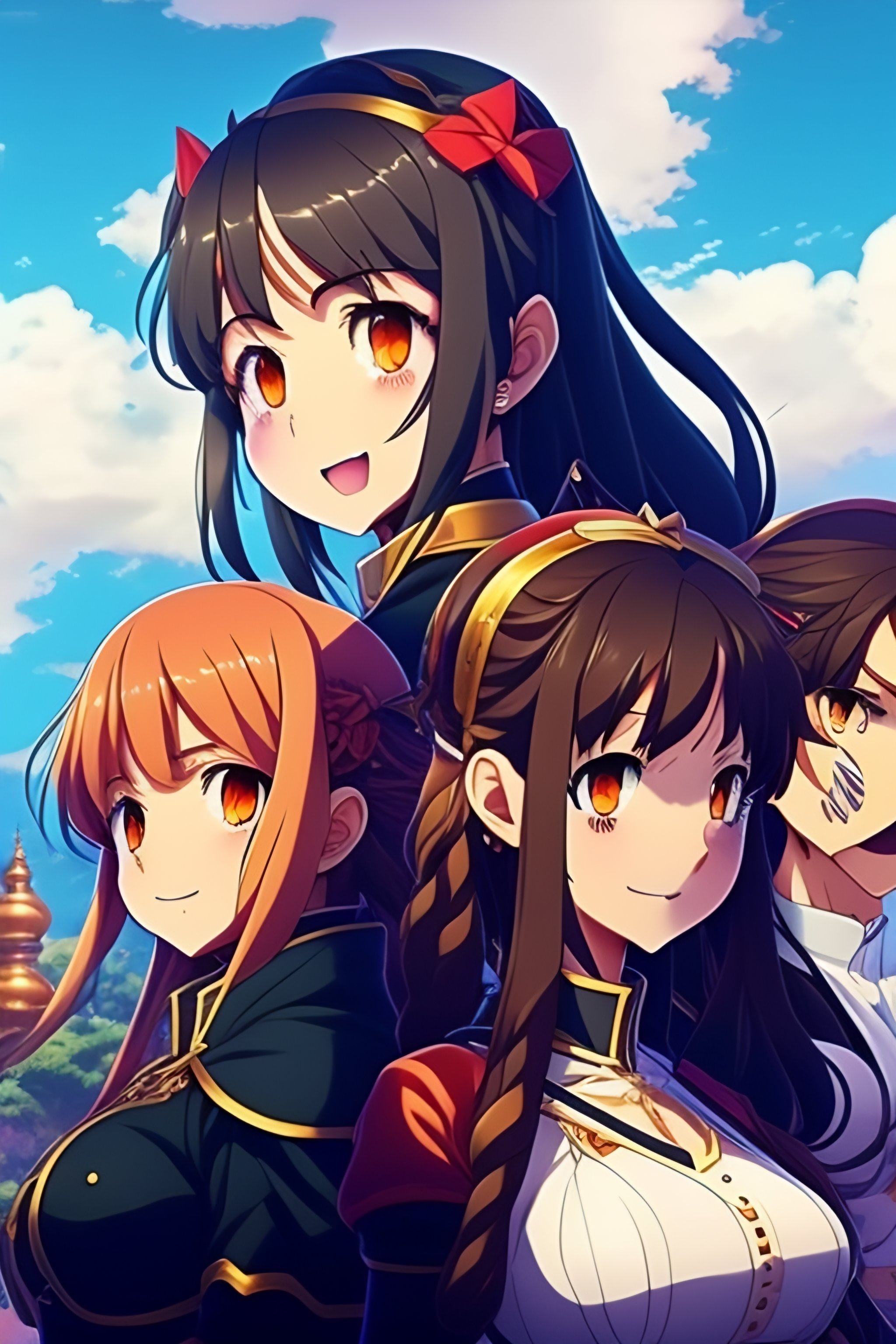 Lexica - New generic isekai anime poster with main character and bunch ...