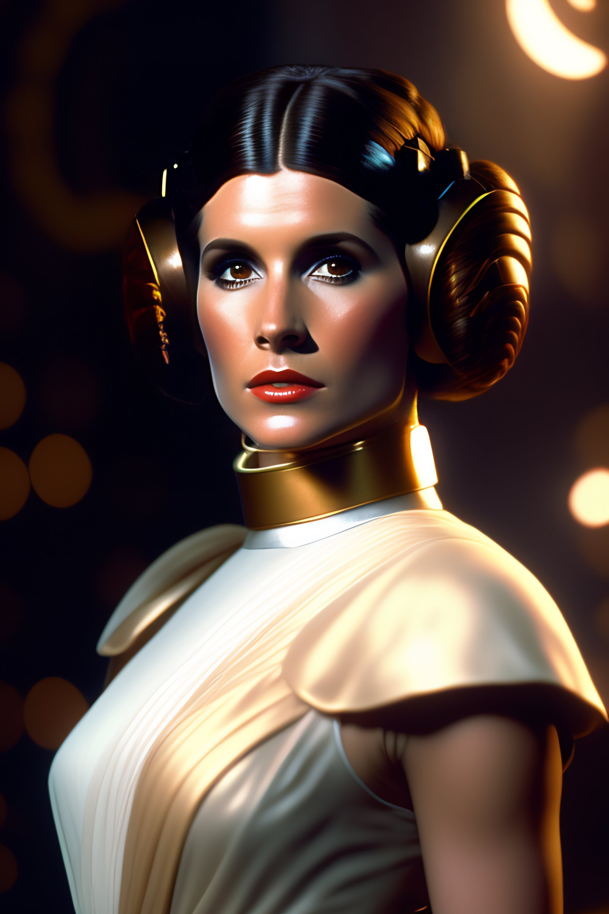 Lexica - Portrait of princess leia star wars, intricate details, hyper ...