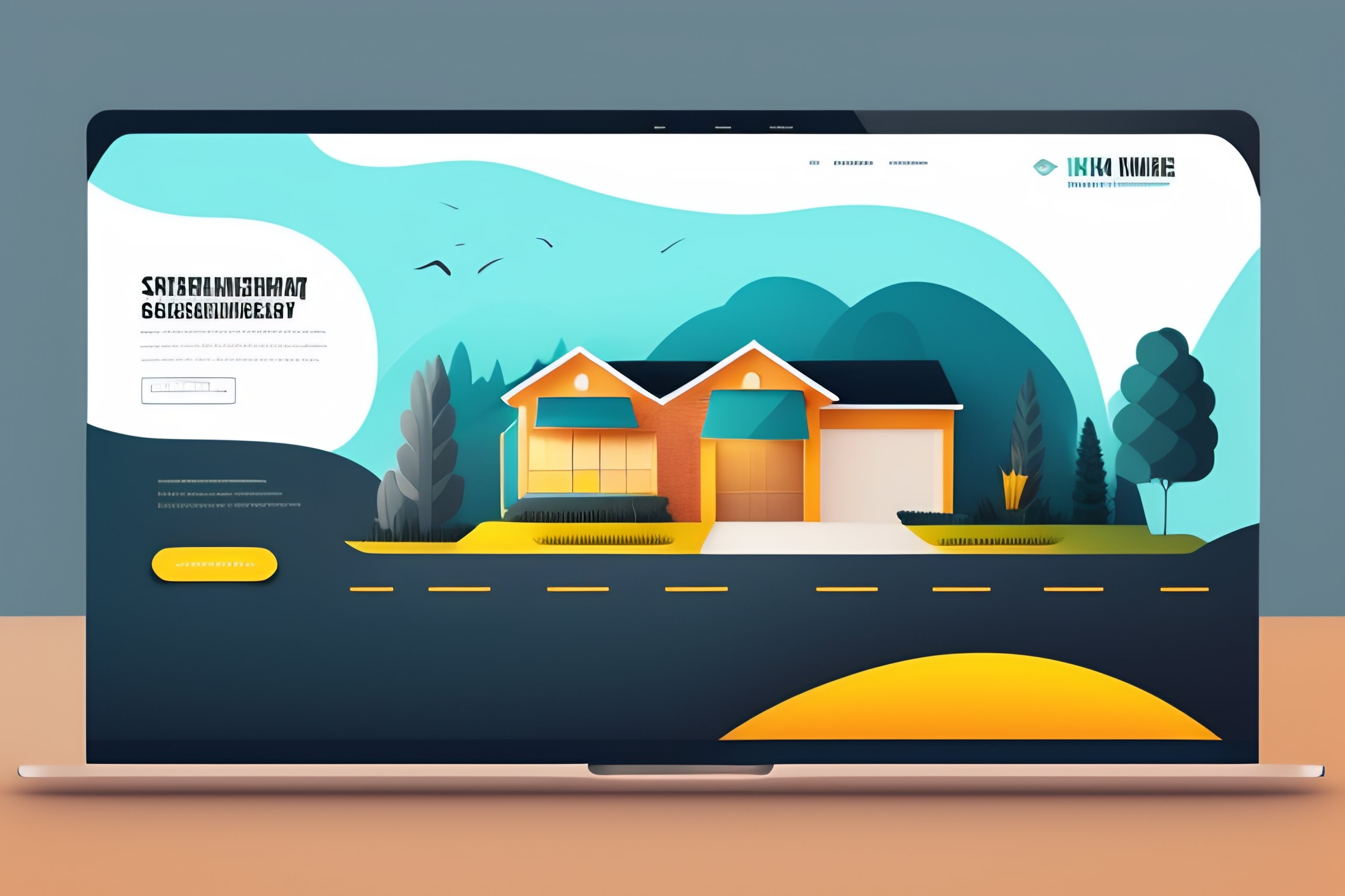 Lexica - Webpage background hero image for real estate company modern ...