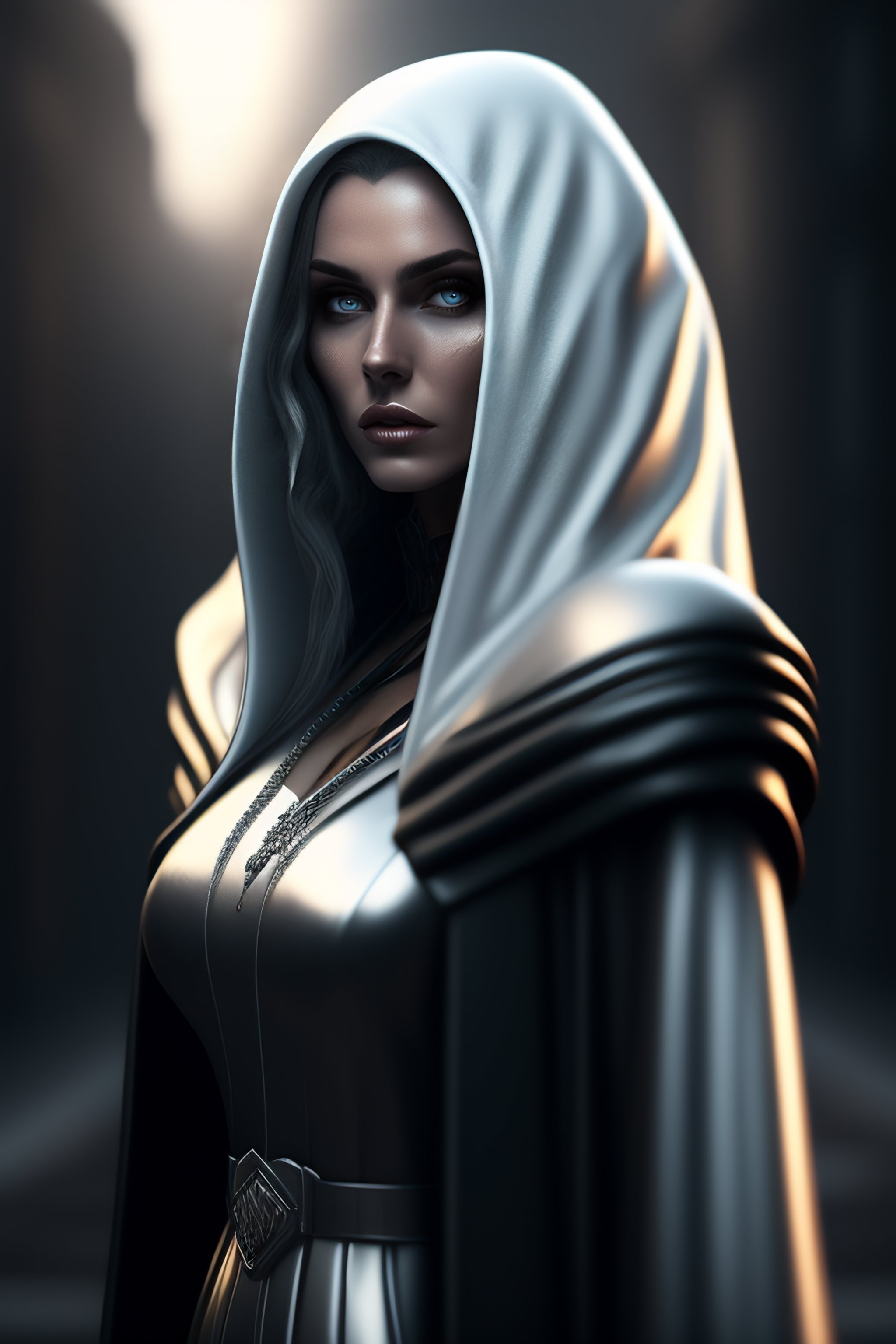 Hooded Figure Woman