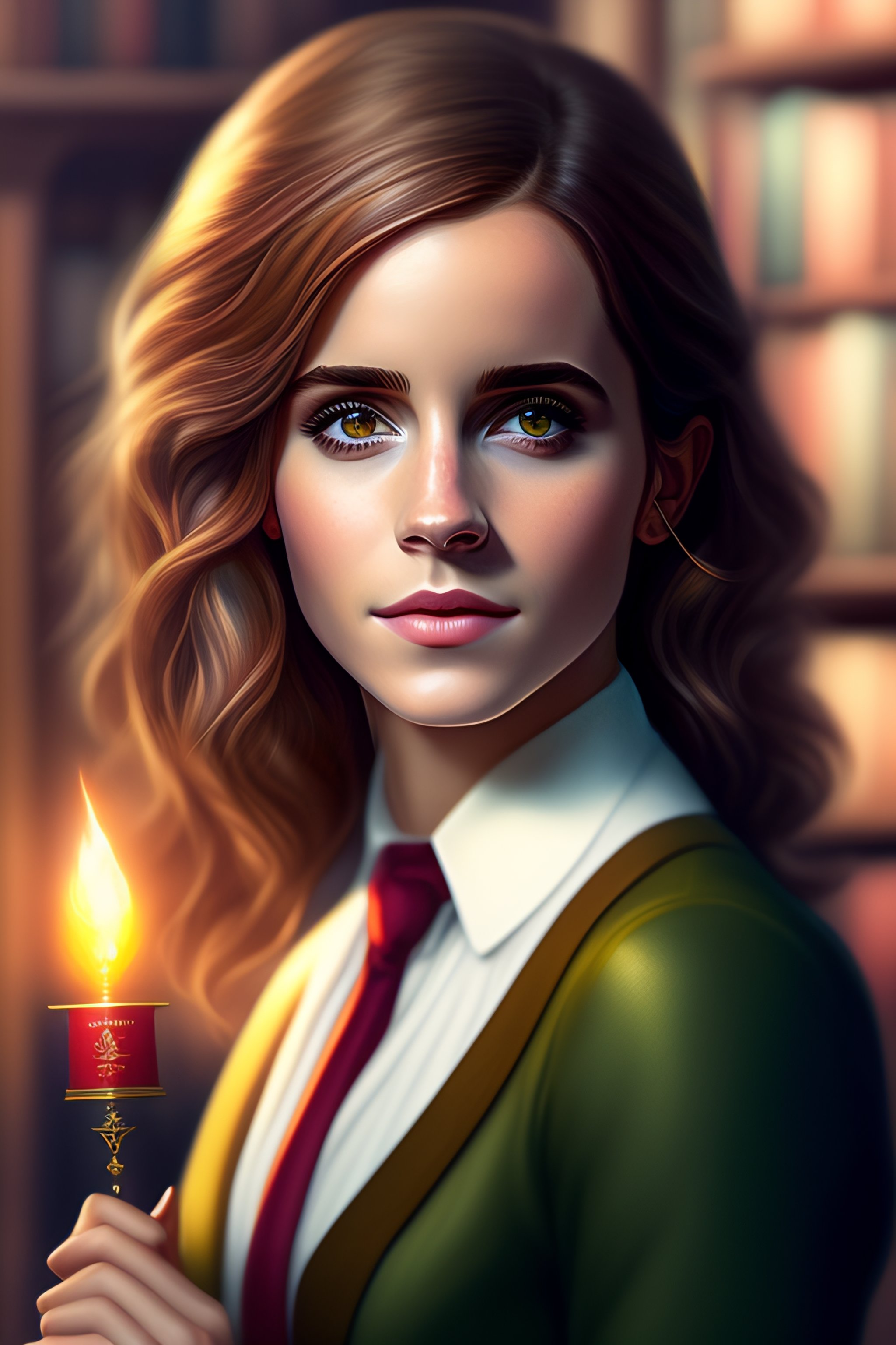 Lexica - Emma watson as hermione granger in her classic red school ...