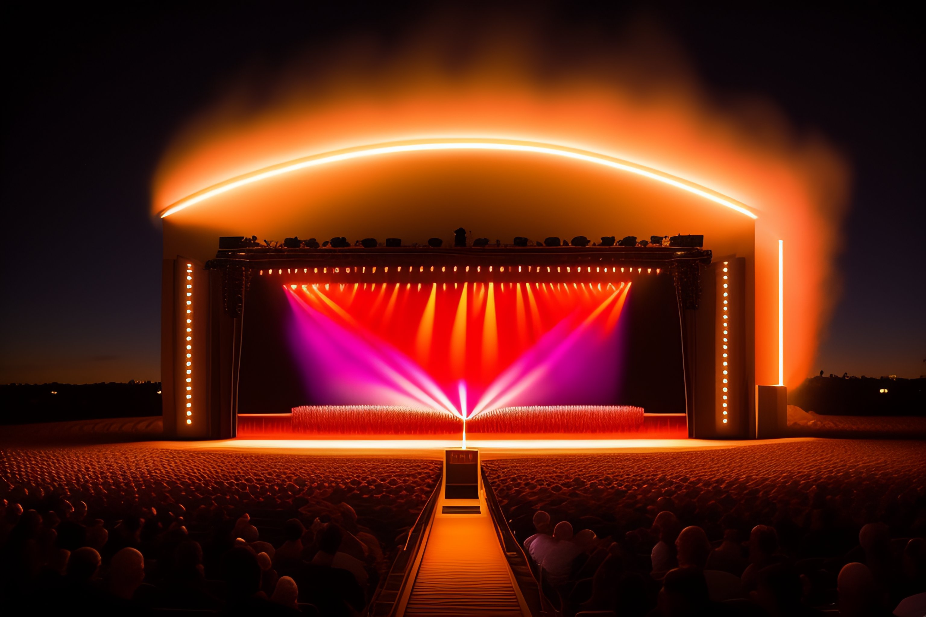 Lexica - Opera stage with light show