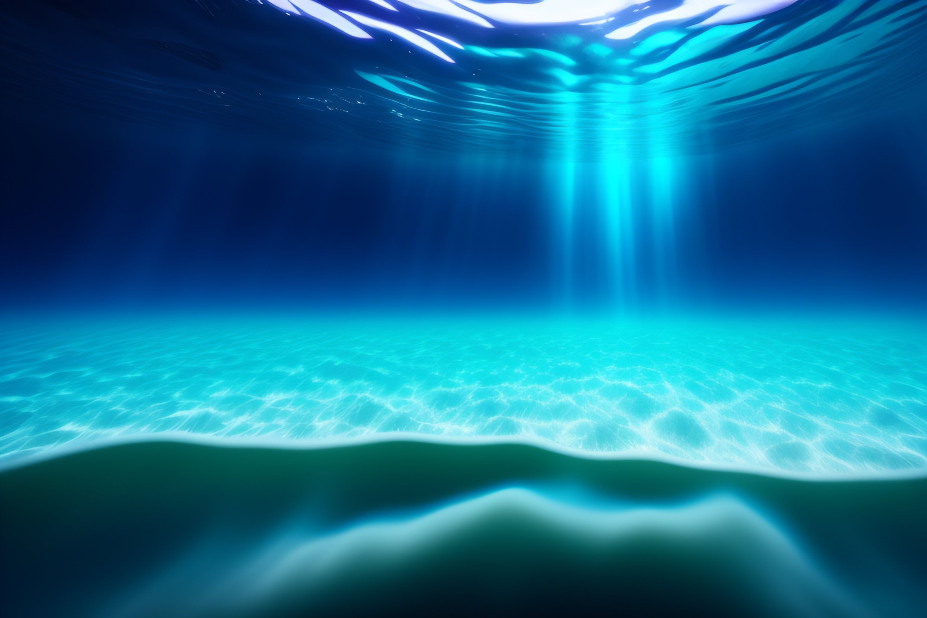 Lexica - Underwater blue ocean, High Quality! professional photography ...