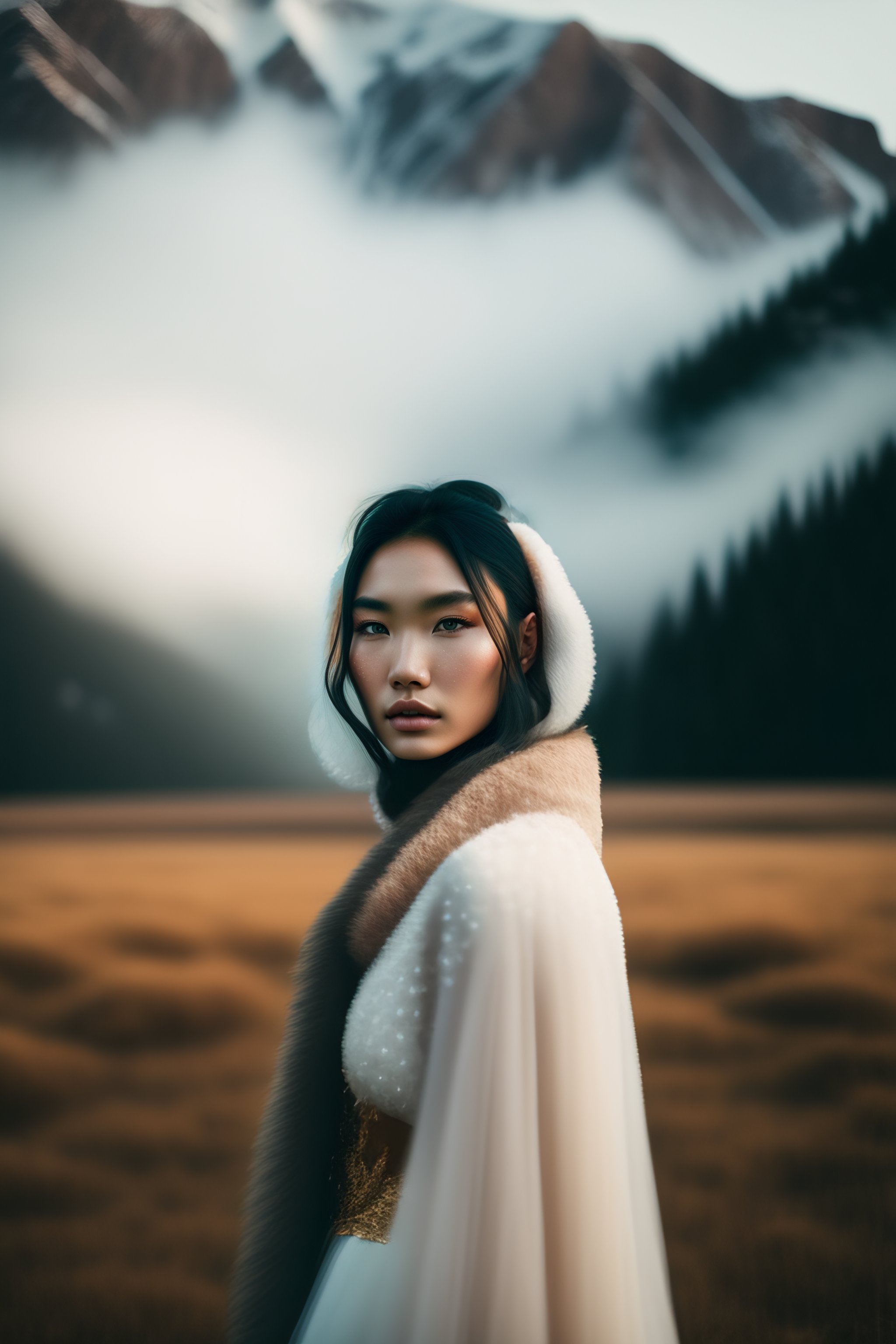 Lexica - Almaty girl, kazakh, Portrait of haute couture beautiful ...