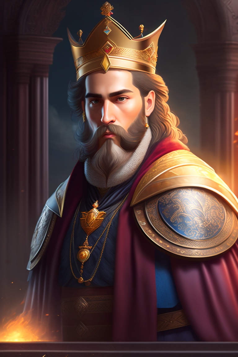 Lexica - A king who sits in the fort, a mighty man, a brave man, a king ...